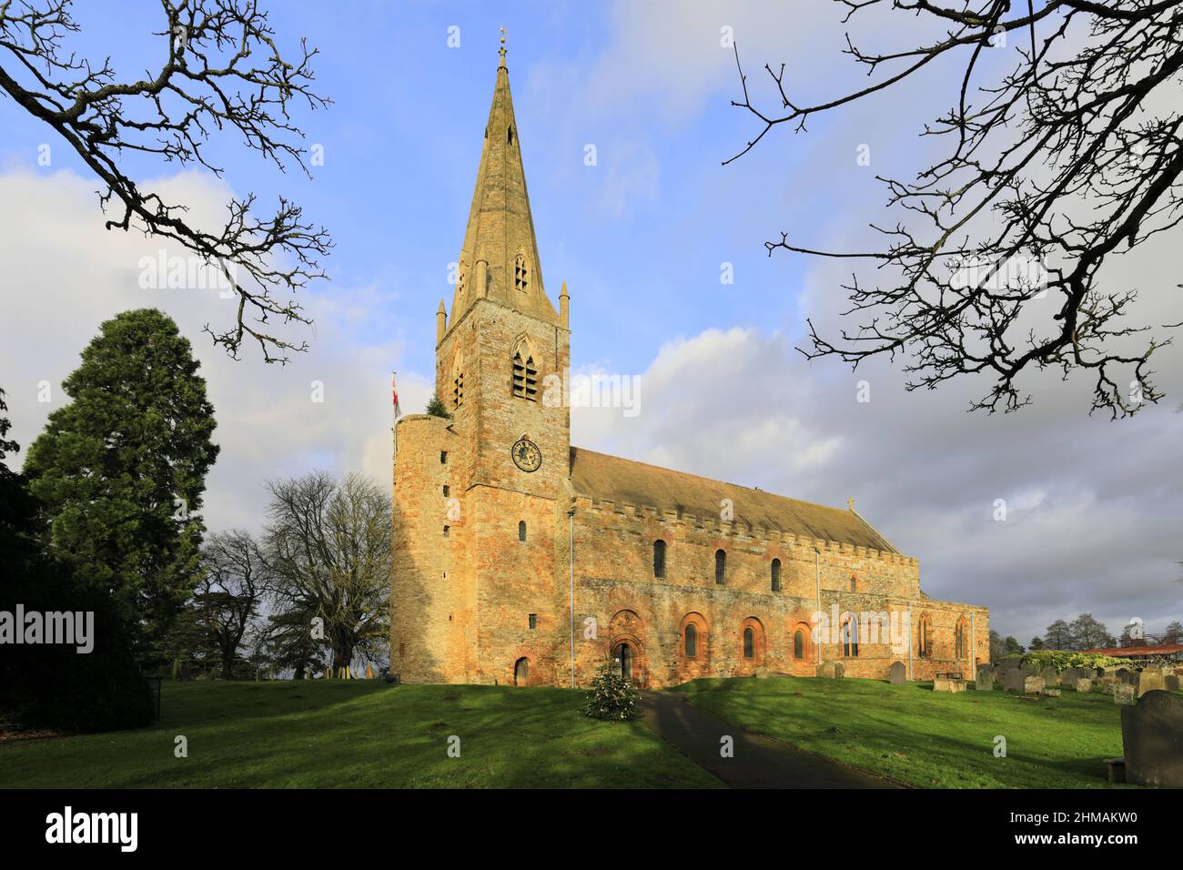 All Saints Church, Brixworth village, Northamptonshire county, England, UK Stock Photo - Alamy