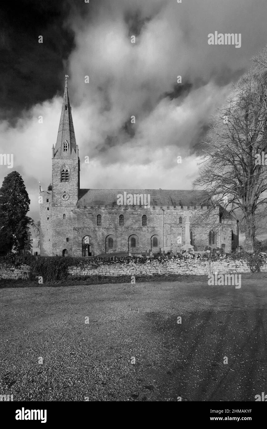 All Saints Church, Brixworth village, Northamptonshire county, England ...