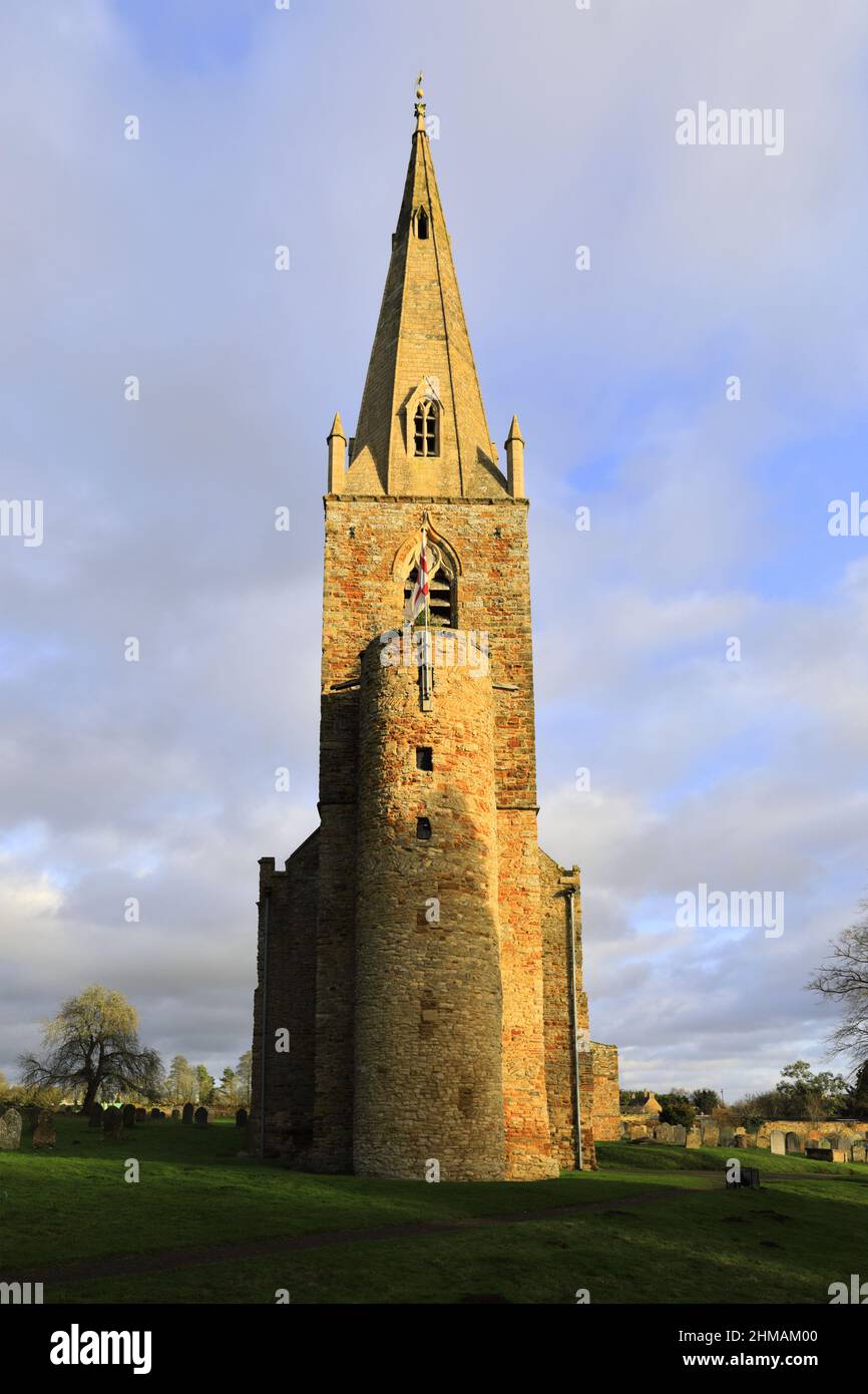 All Saints Church, Brixworth village, Northamptonshire county, England ...