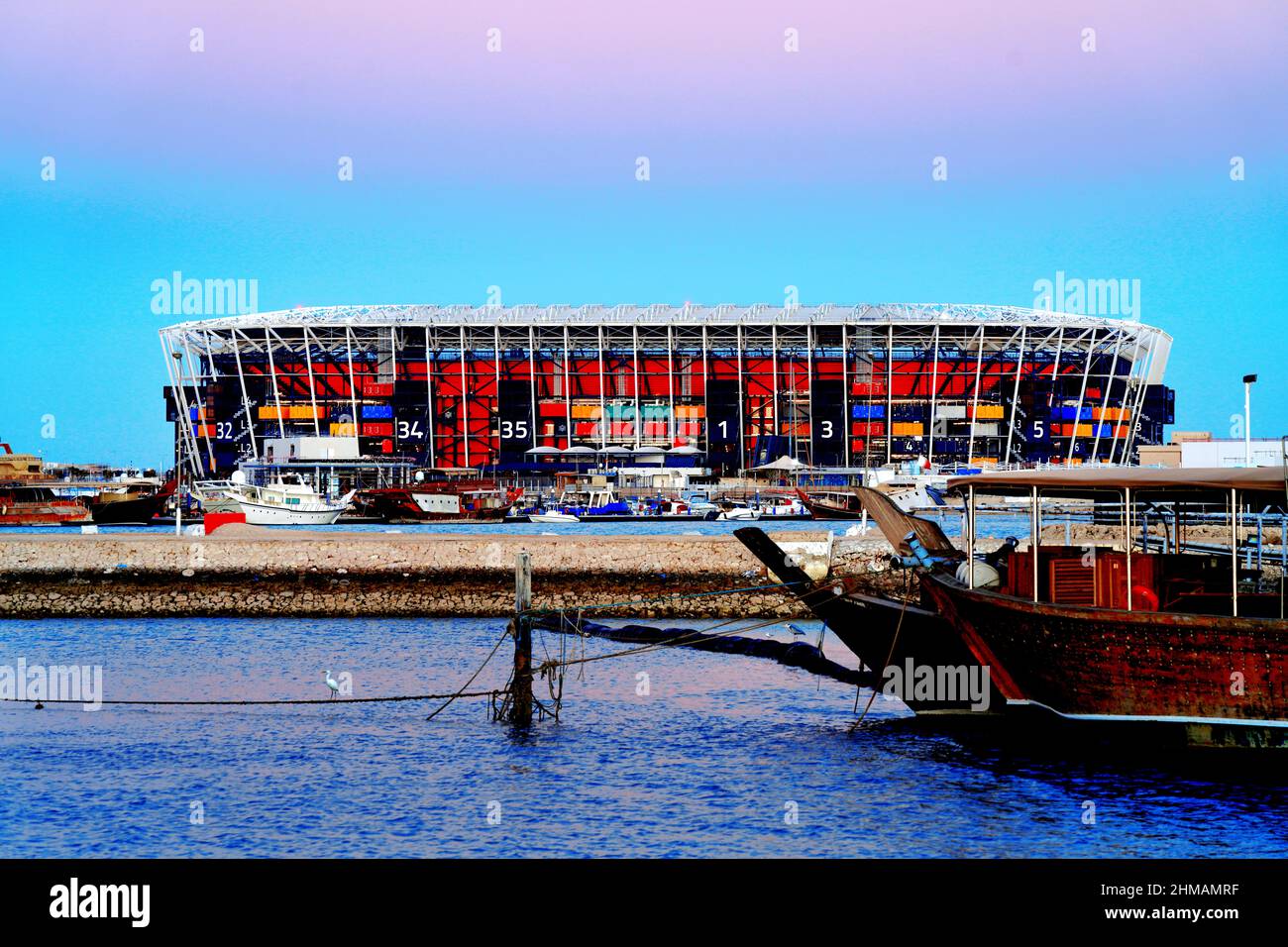 Stadium 974’s innovative design is inspired by Qatar’s worldwide trade ...