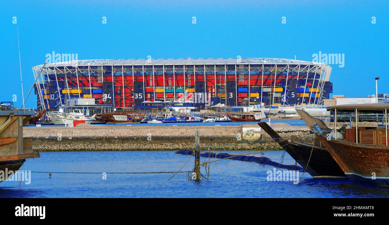 Stadium 974’s innovative design is inspired by Qatar’s worldwide trade ...