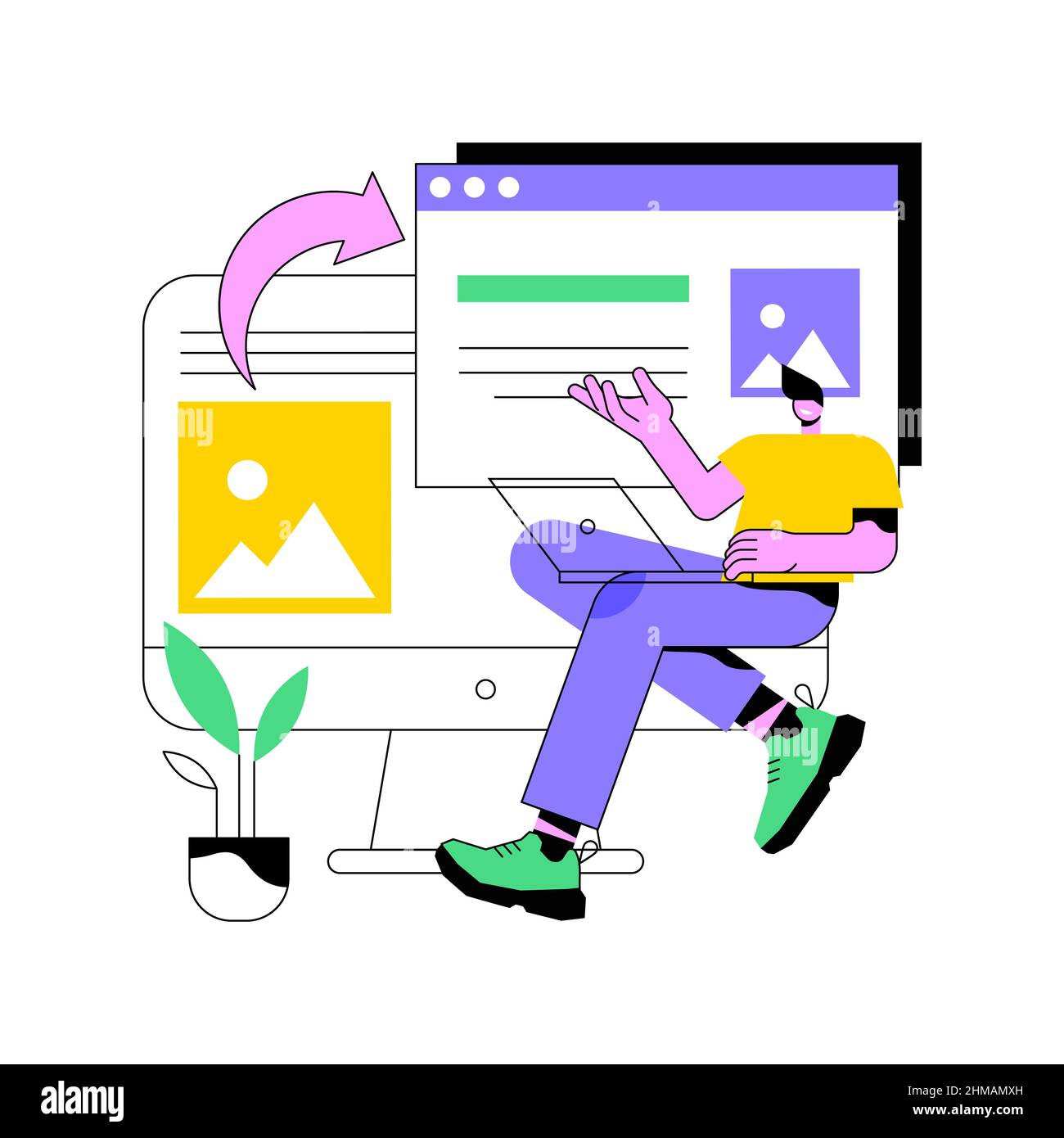 Microsites Stock Vector Images - Alamy