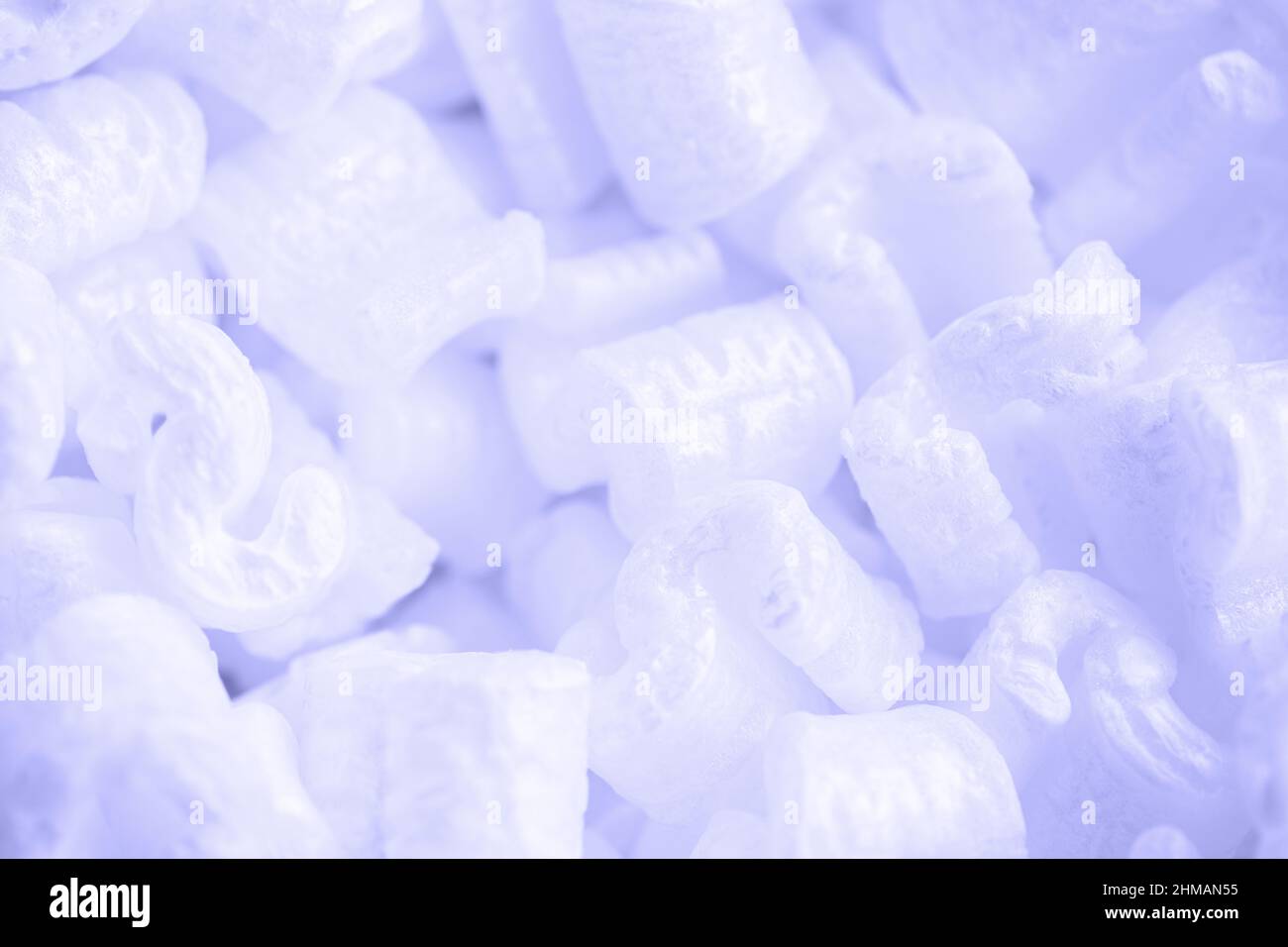 Styrofoam filler box filler for packaging Stock Photo - Alamy