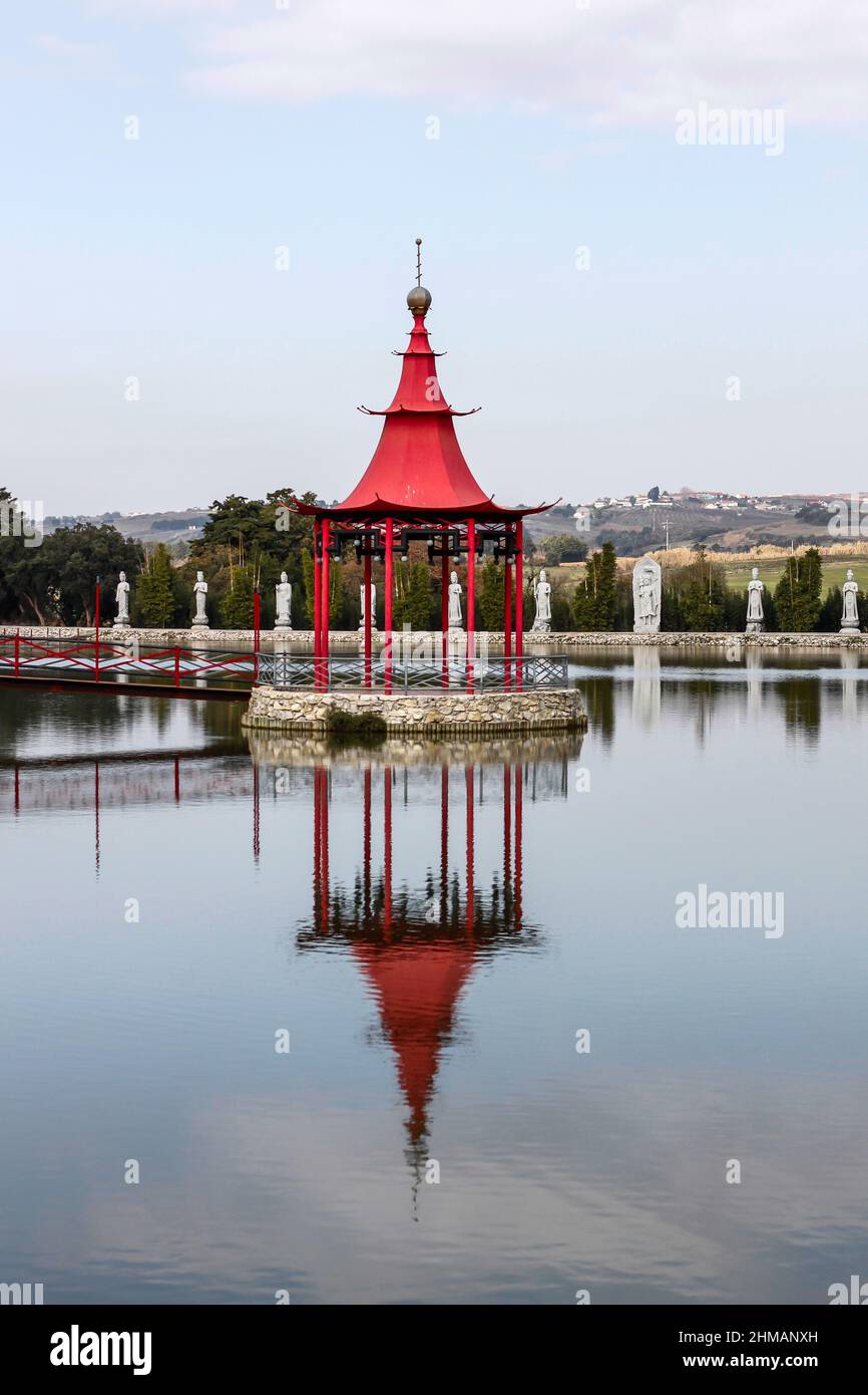Architecture of a Buda park Stock Photo - Alamy