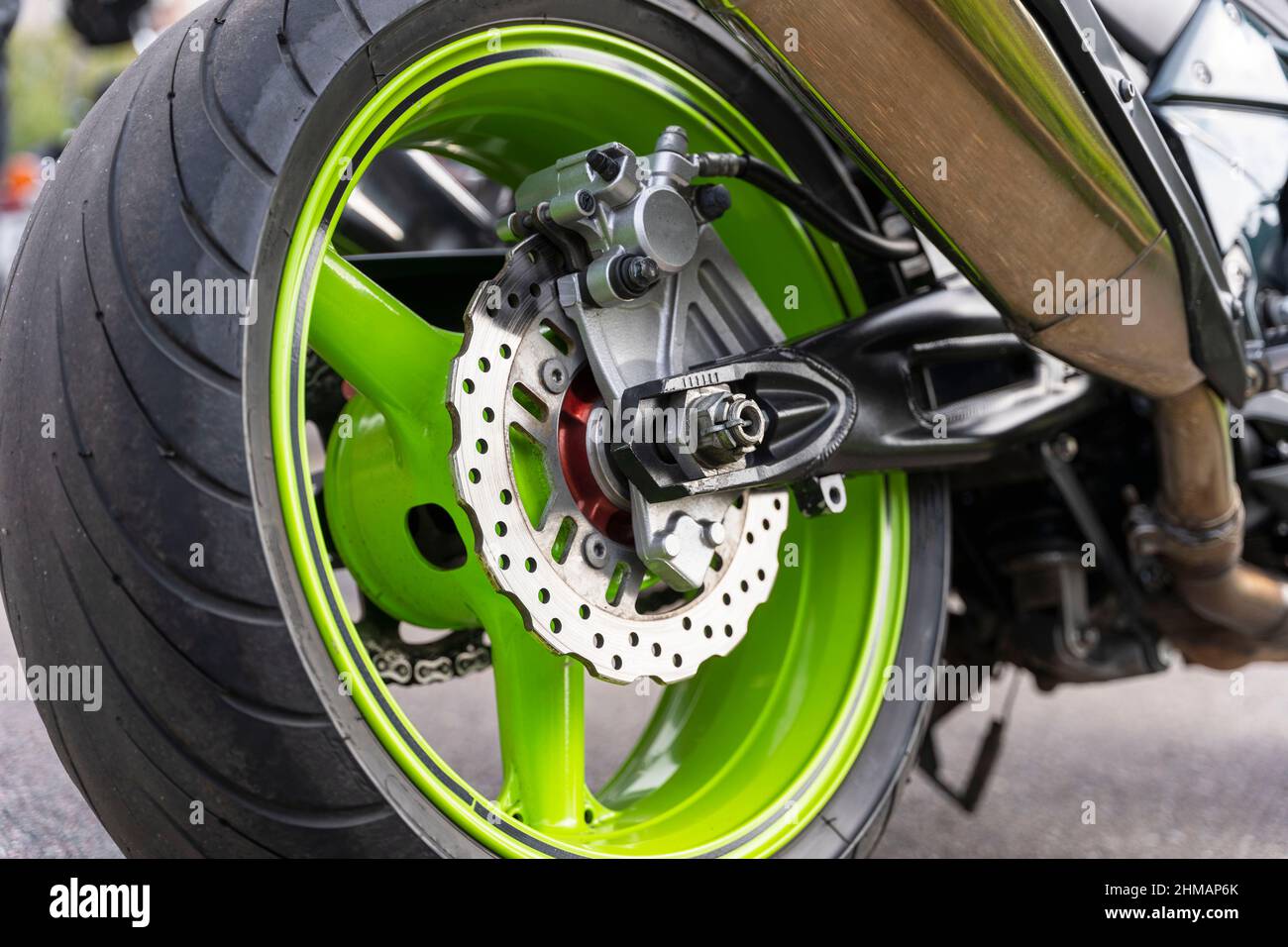 Motorcycle Rear Brake System, Brake Disc, Wheel, Brake Caliper, Rear ...