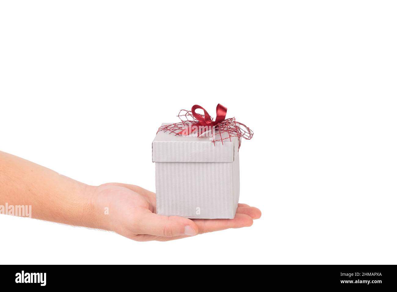 Hand over package Cut Out Stock Images & Pictures - Alamy