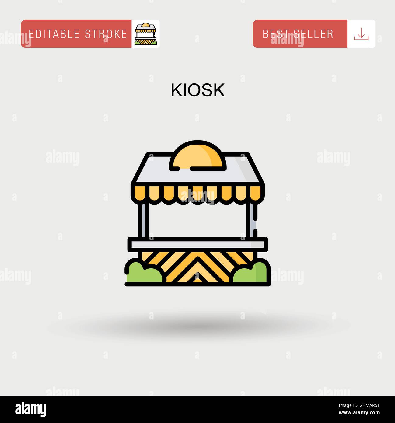 Simple kiosk Stock Vector Images - Alamy
