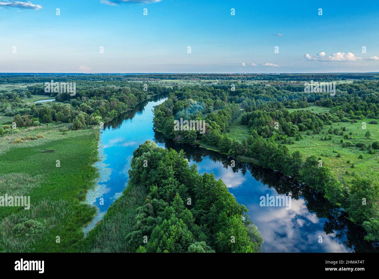 Aerial top view person kayaking hi-res stock photography and images - Alamy