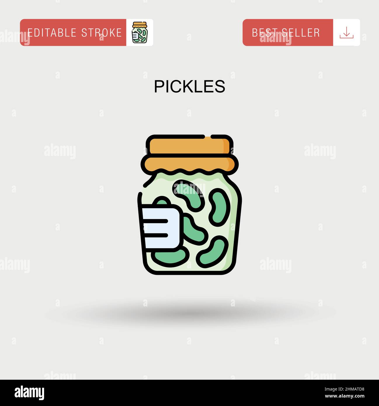 Pile of pickles Stock Vector Images - Alamy