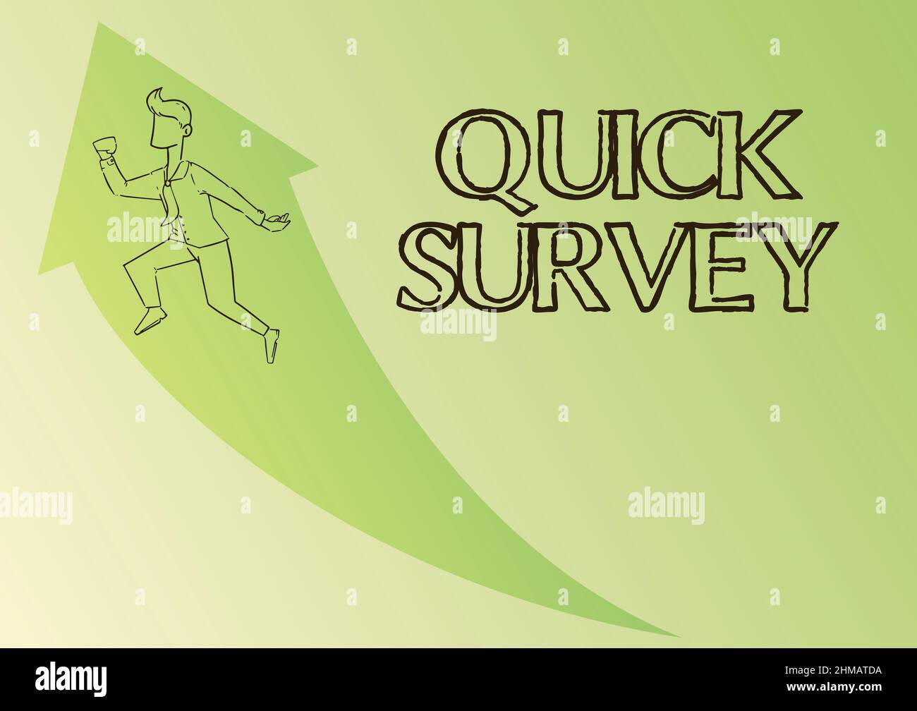 Conceptual caption Quick Survey. Word for questionnaire that the target ...