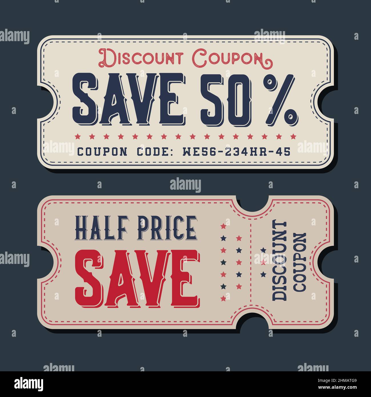 Old Vector vintage paper sale coupon. Vector Stock Vector Image & Art ...