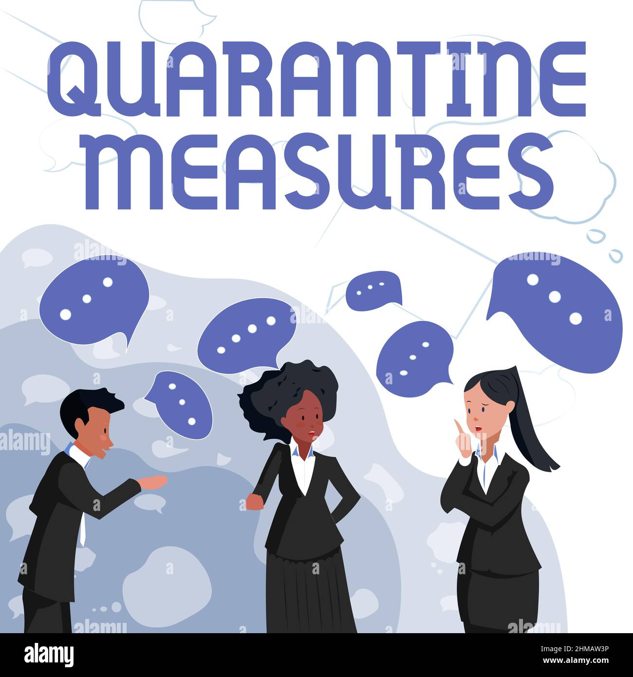 Text sign showing Quarantine Measures. Business overview safety ...