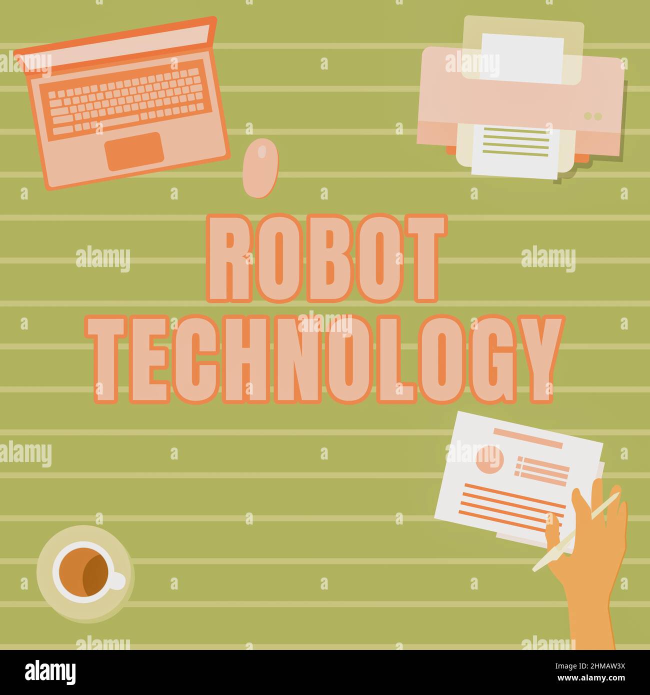 Handwriting Text Robot Technology Business Showcase Develop Machines That Can Substitute For