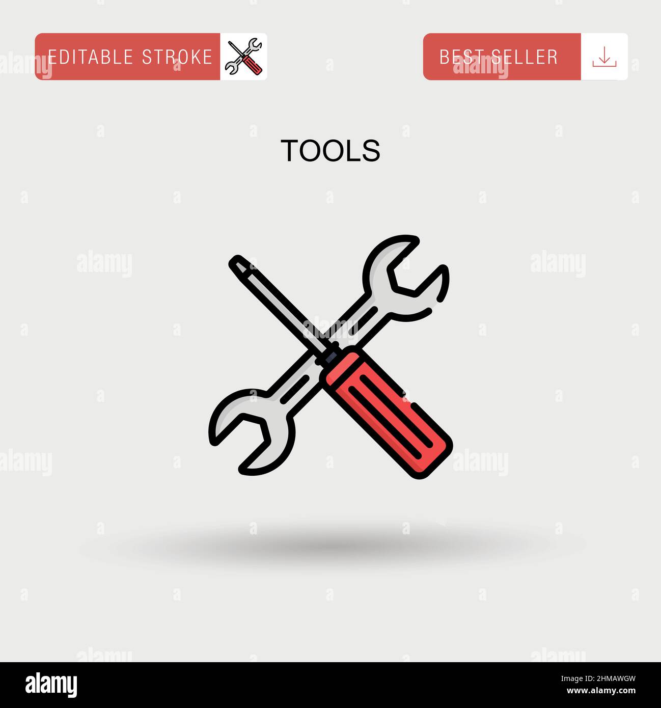 Tools Simple vector icon Stock Vector Image & Art - Alamy