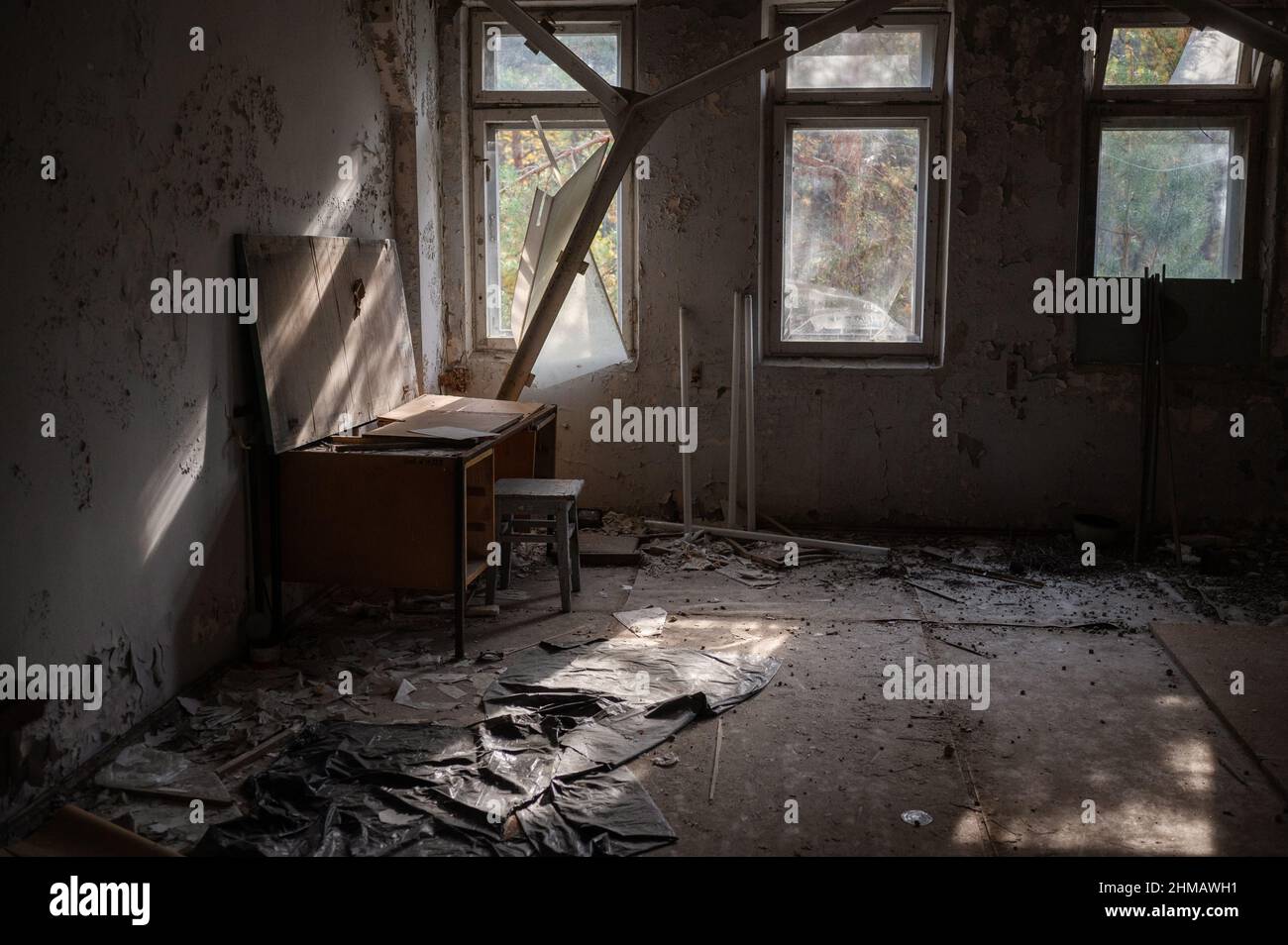 The once secret Soviet Duga radar facility near Chernobyl contains ...