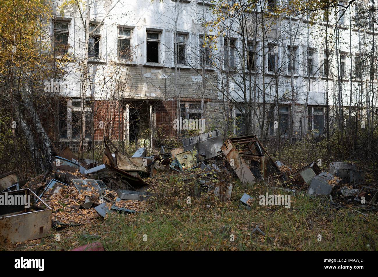 The once secret Soviet Duga radar facility near Chernobyl contains ...