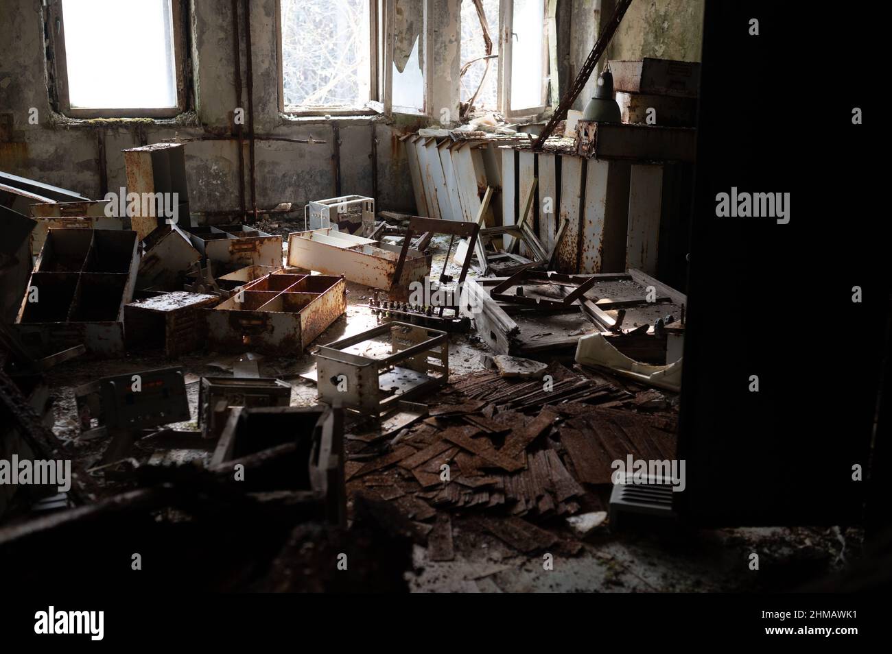 The once secret Soviet Duga radar facility near Chernobyl contains ...