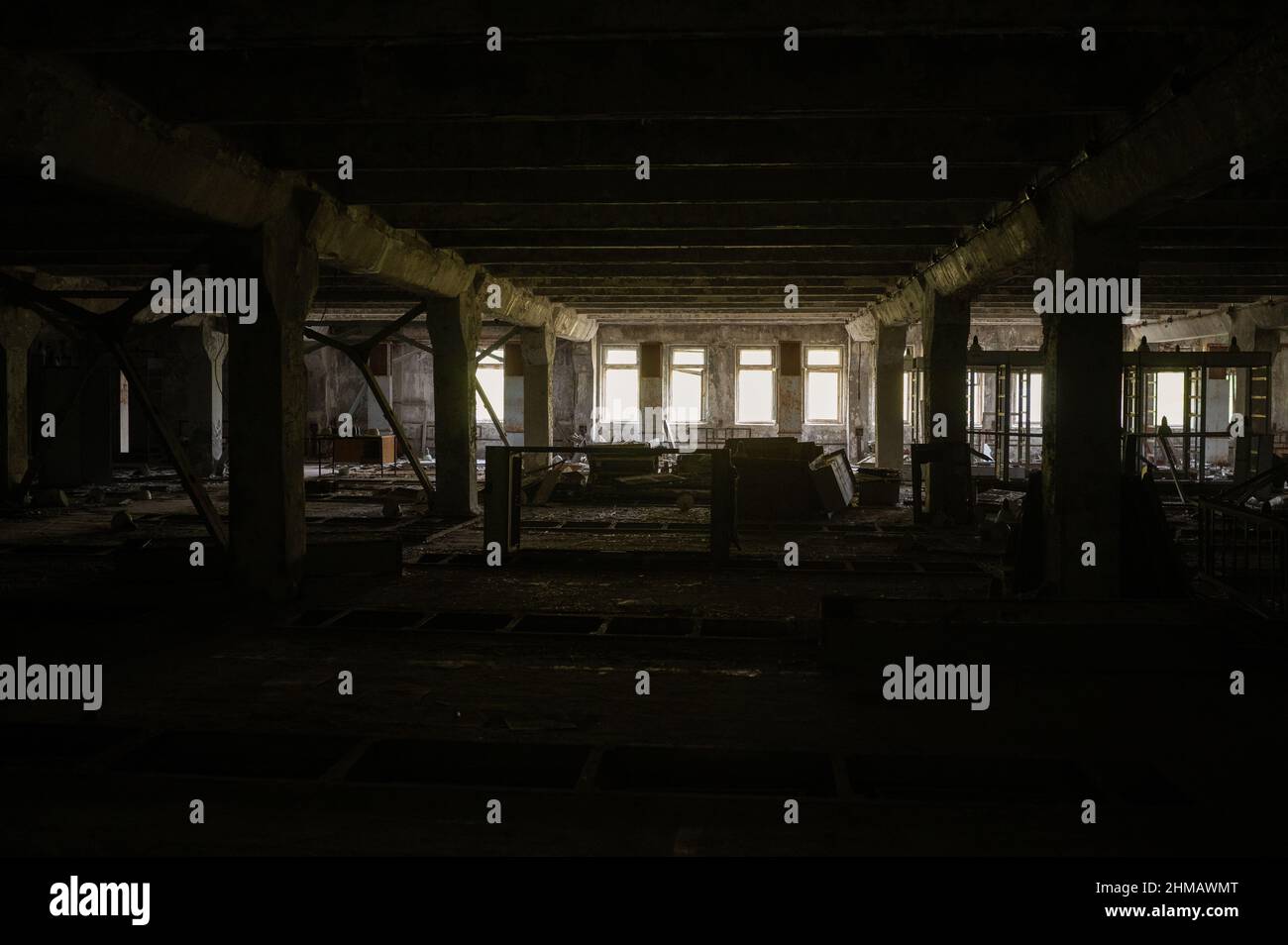 The once secret Soviet Duga radar facility near Chernobyl contains ...