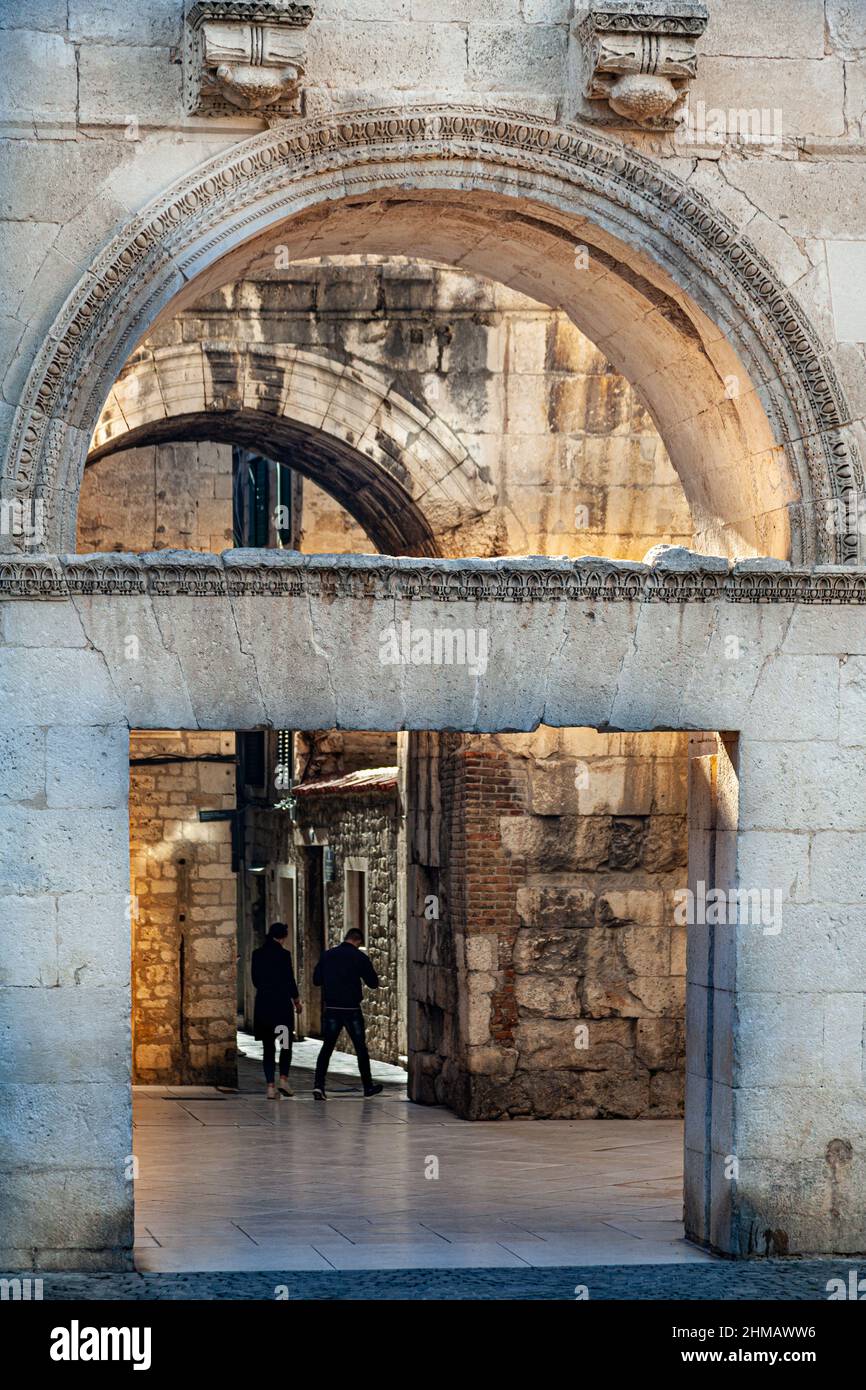 Diocletians palace golden gate hi-res stock photography and images - Alamy