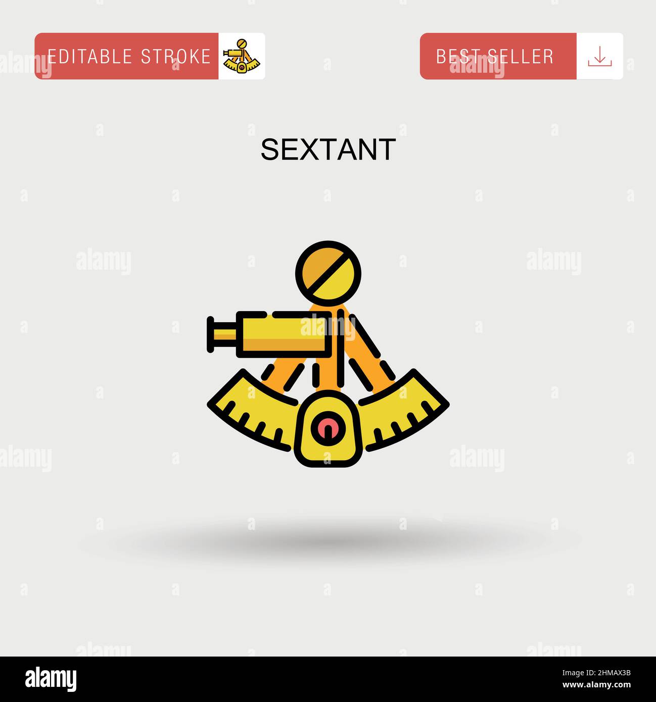 Brass sextant Stock Vector Images - Alamy
