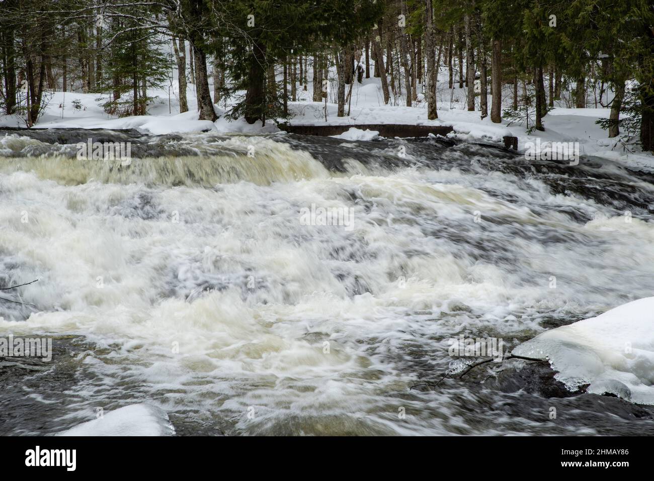 Michigan waterfall photograph hi-res stock photography and images - Alamy