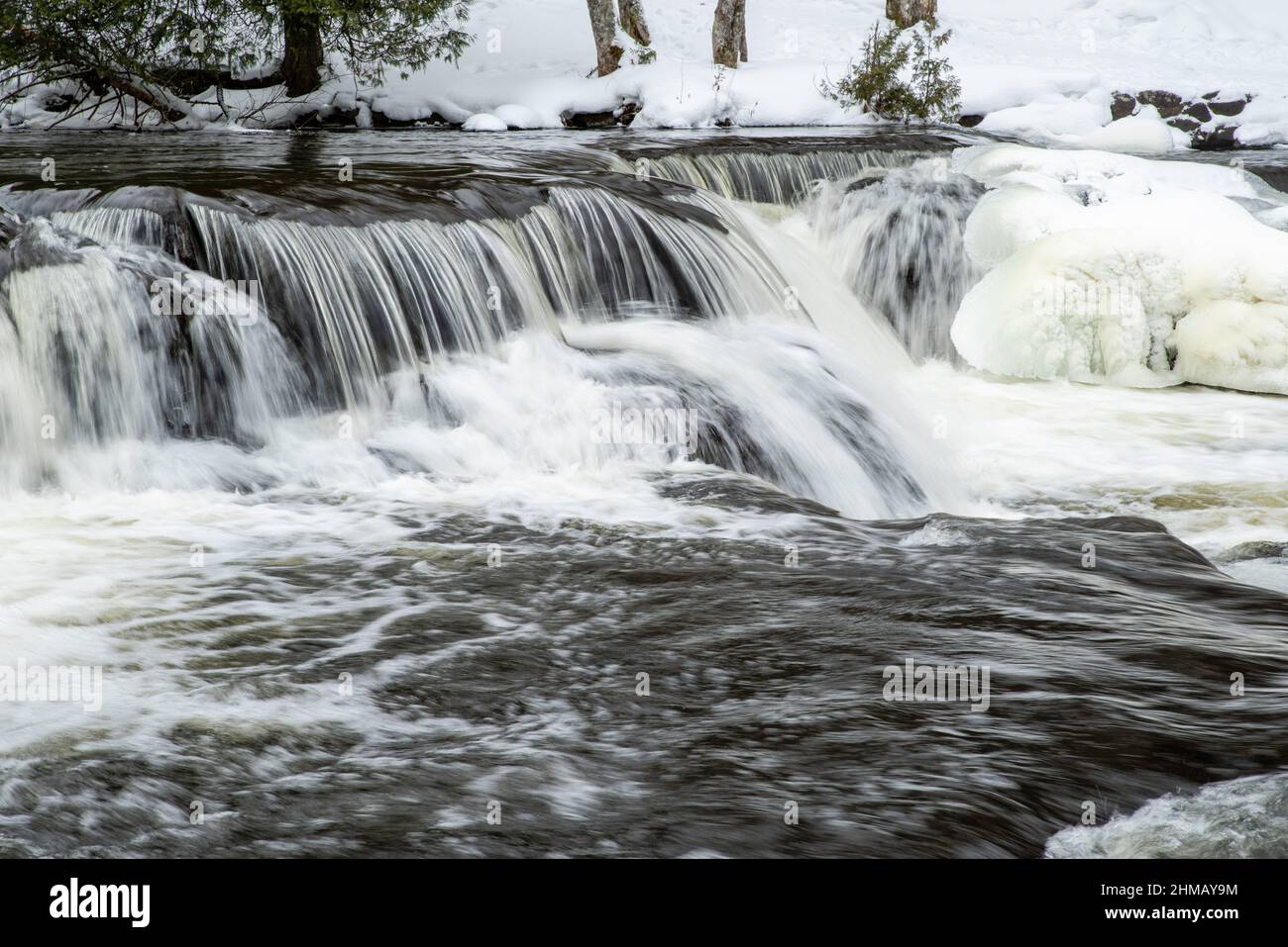 Michigan waterfall photograph hi-res stock photography and images - Alamy