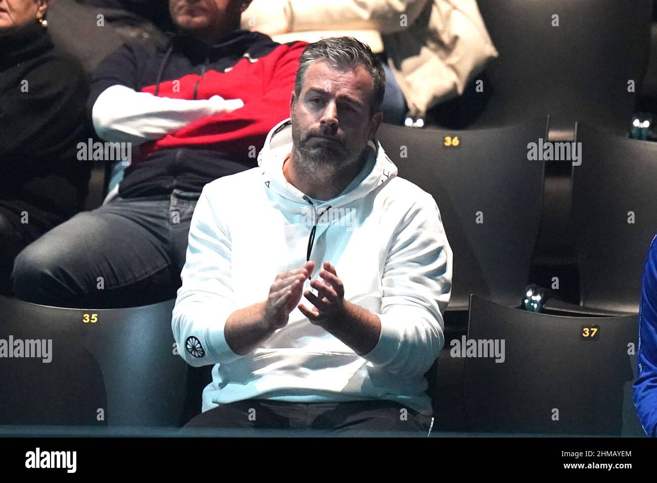 ROTTERDAM, THE NETHERLANDS - FEBRUARY 8 : coach Raymond Sluiter of The ...