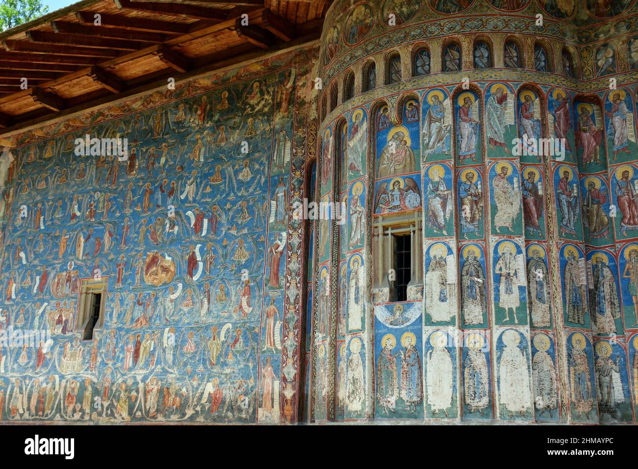The Voronet Monastery in the Bucovina, UNESCO World Heritage Site ...