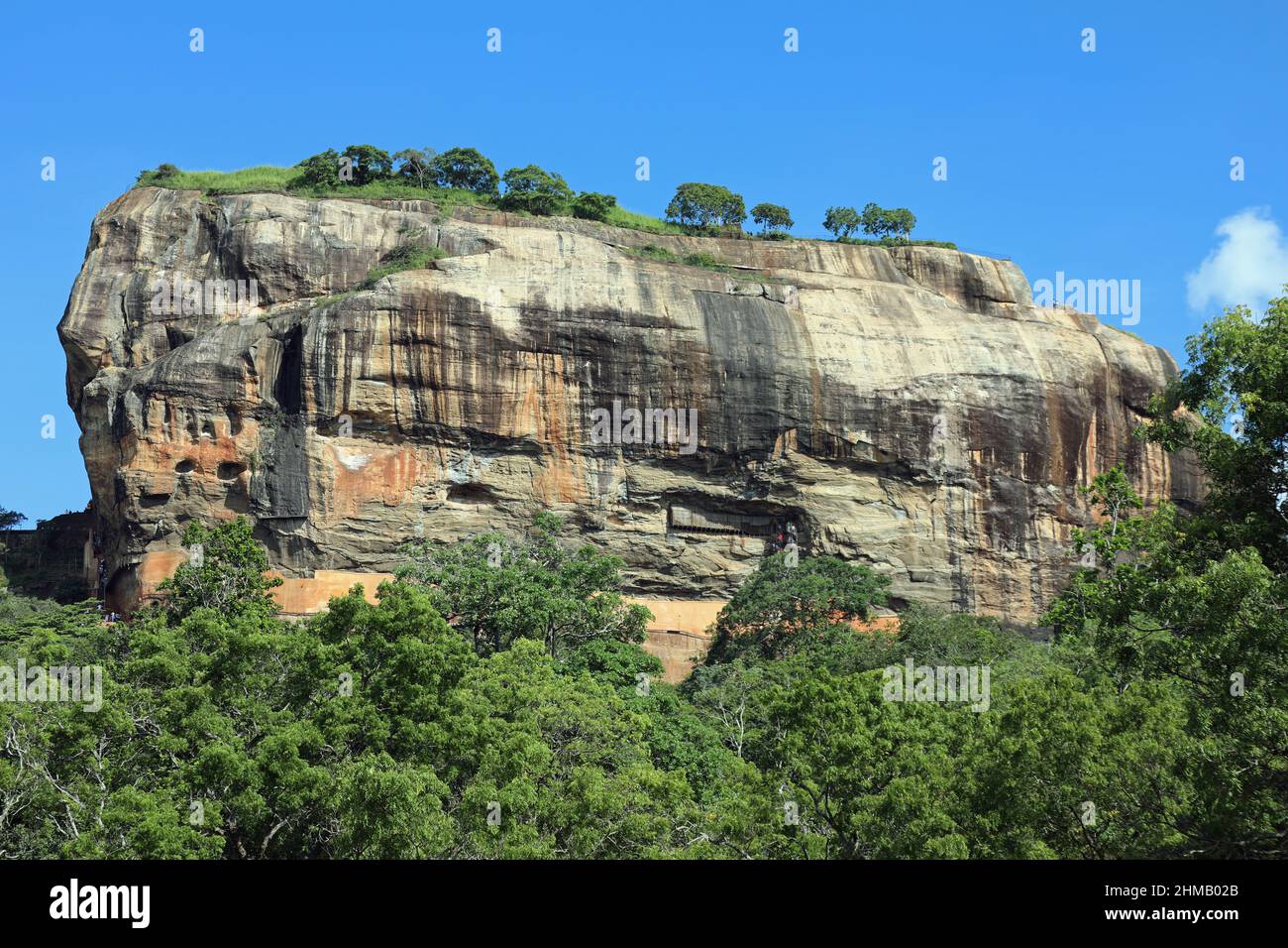 Ancient rock fortress of Sigiriya in Sri Lanka Stock Photo - Alamy