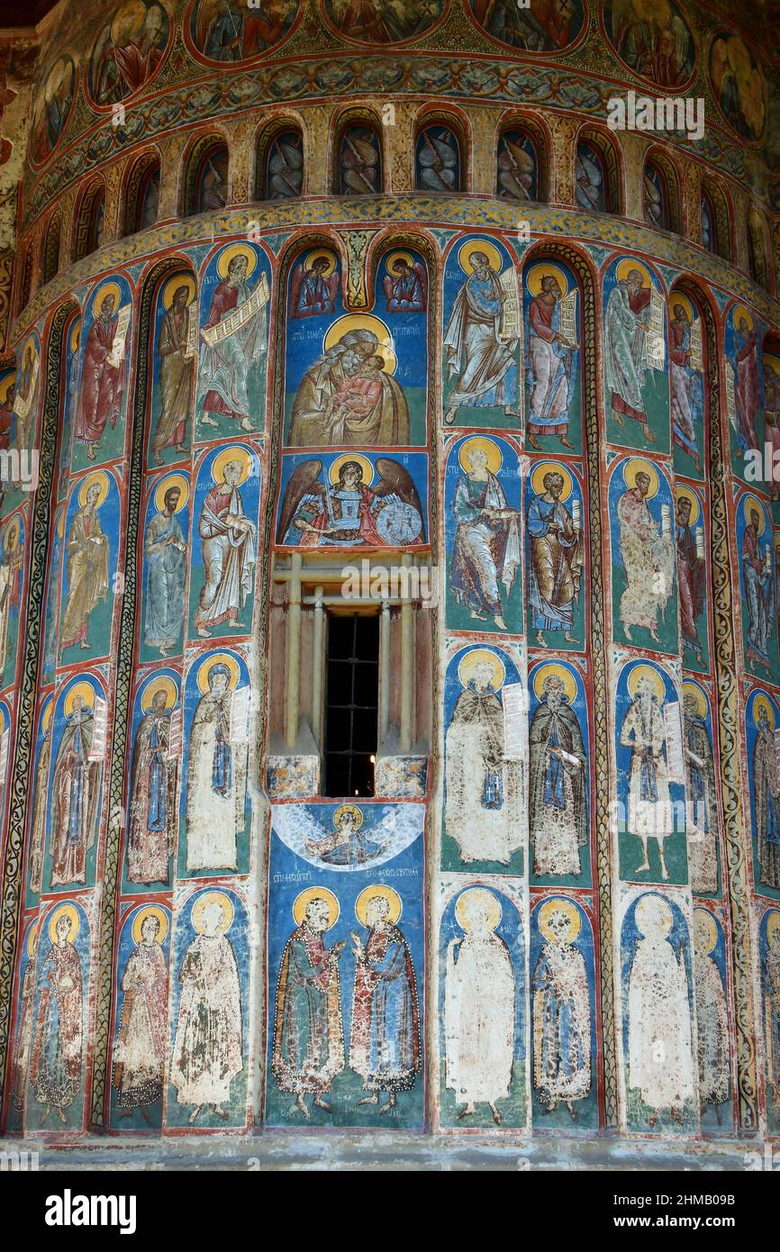 The Voronet Monastery in the Bucovina, UNESCO World Heritage Site ...