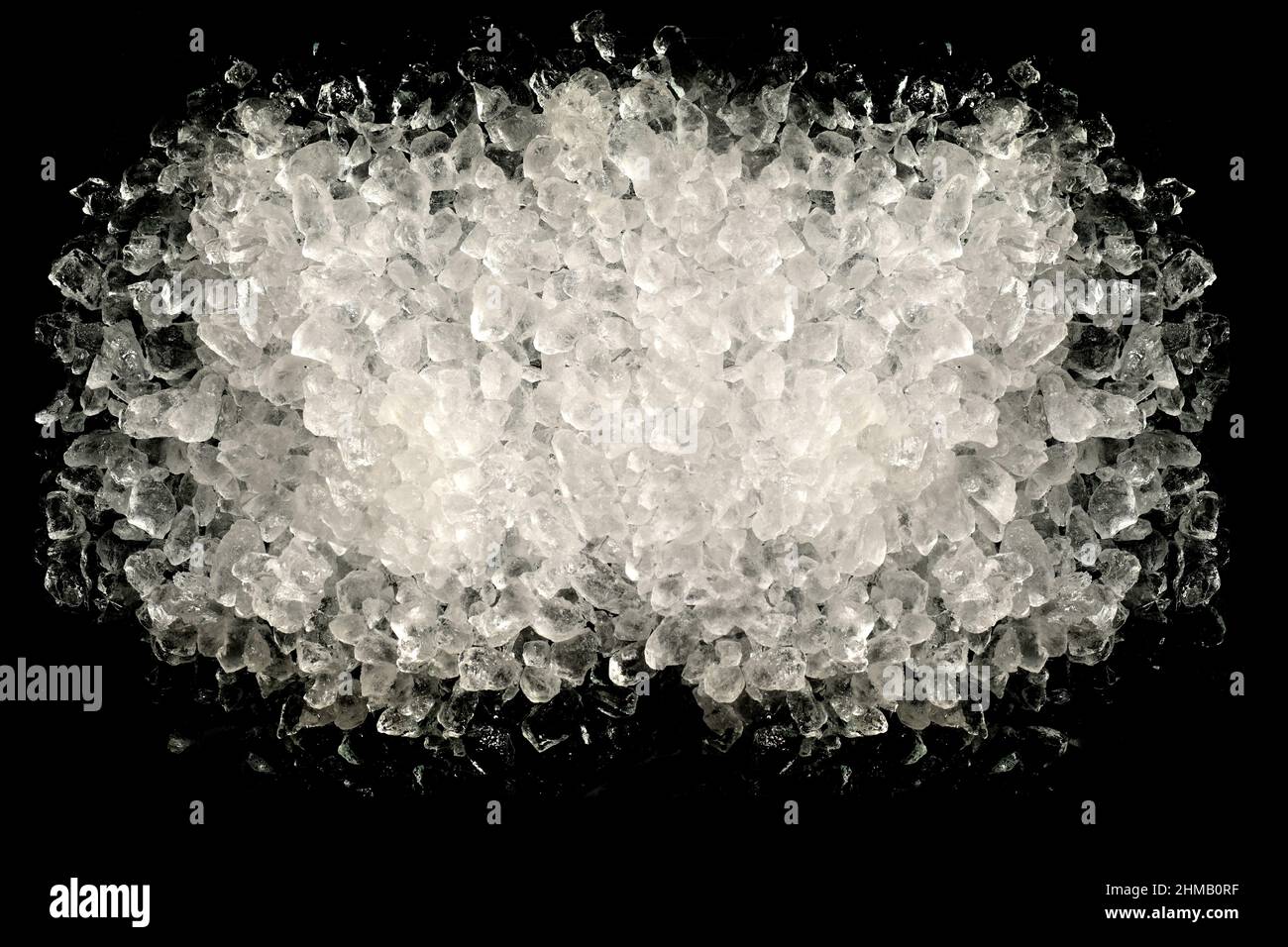 ice on black background background Stock Photo - Alamy