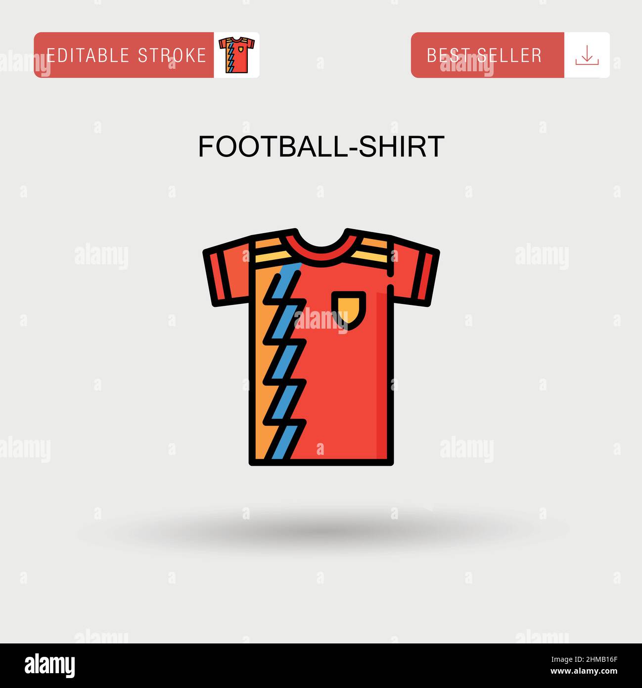 Uniform red shirt Stock Vector Images - Alamy