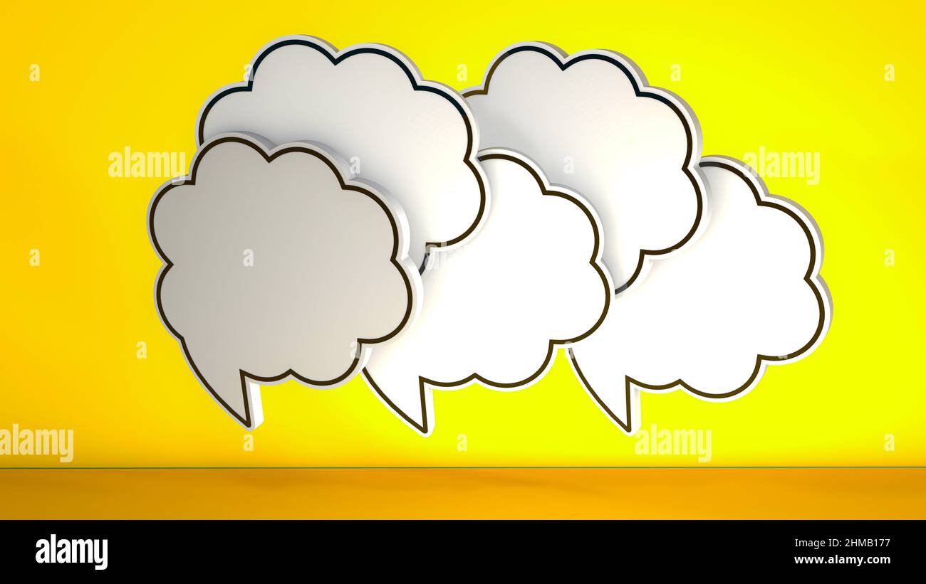 Speech bubble and feedback concept Stock Photo - Alamy