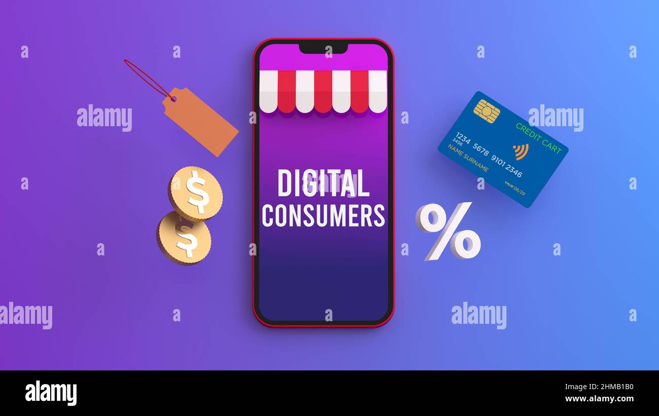 Digital consumers hi-res stock photography and images - Alamy