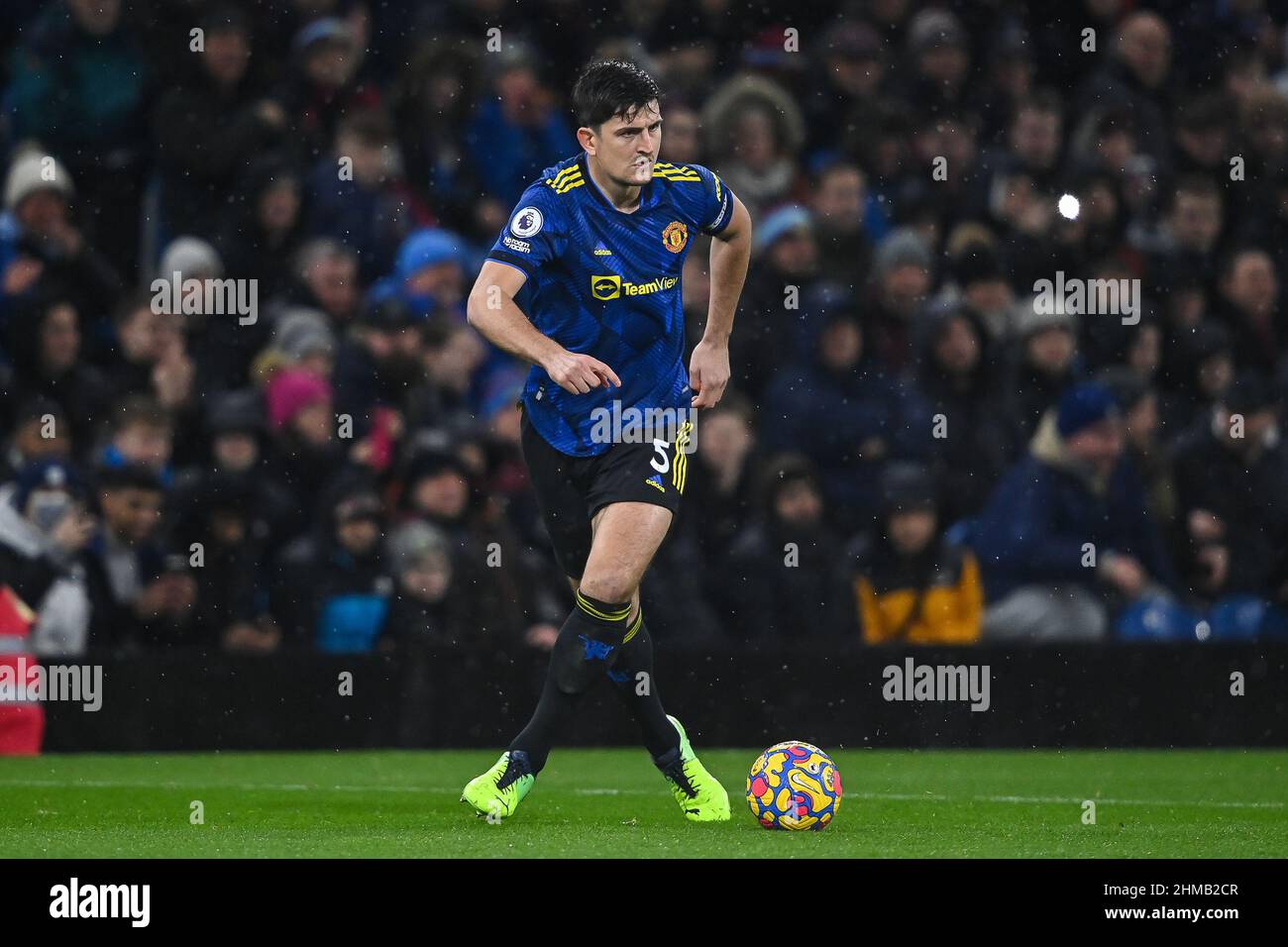 Harry Maguire #5 of Manchester United in action during the game Stock ...