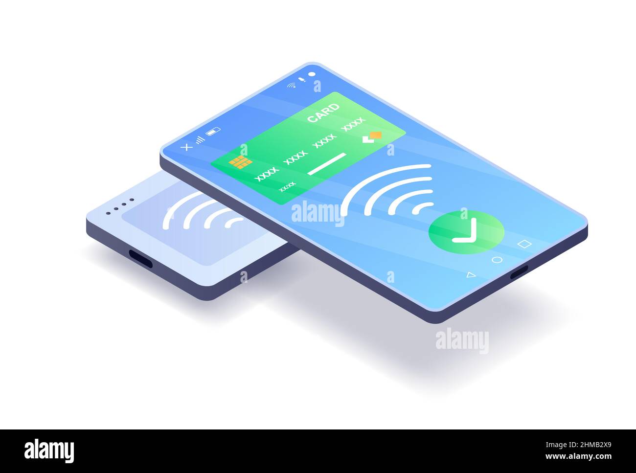 Credit card chip 3d Stock Vector Images - Alamy