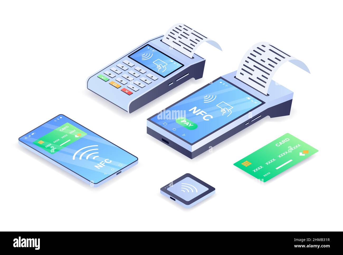 Cashless Payment machine abstract concept Stock Vector Image & Art - Alamy