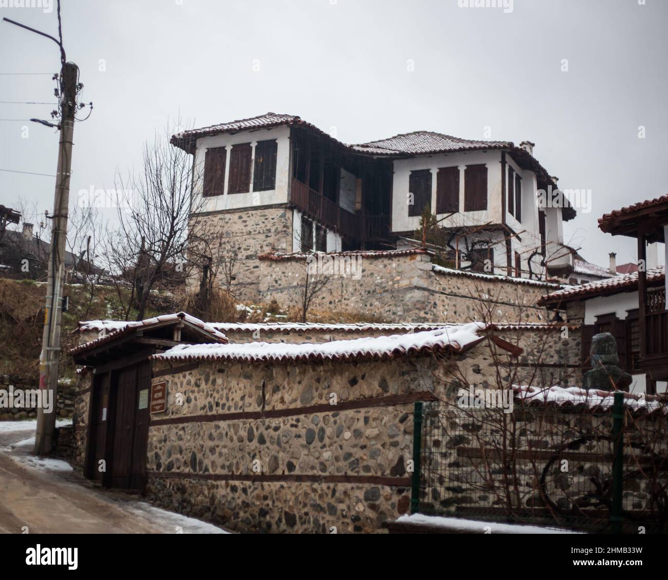 Local buildings in Zlatograd, Bulgaria Stock Photo - Alamy