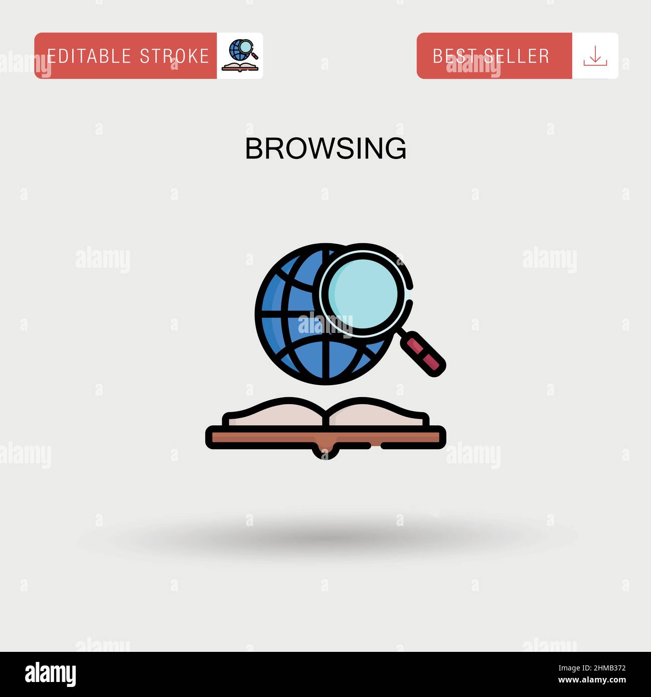 Browsing Simple vector icon Stock Vector Image & Art - Alamy
