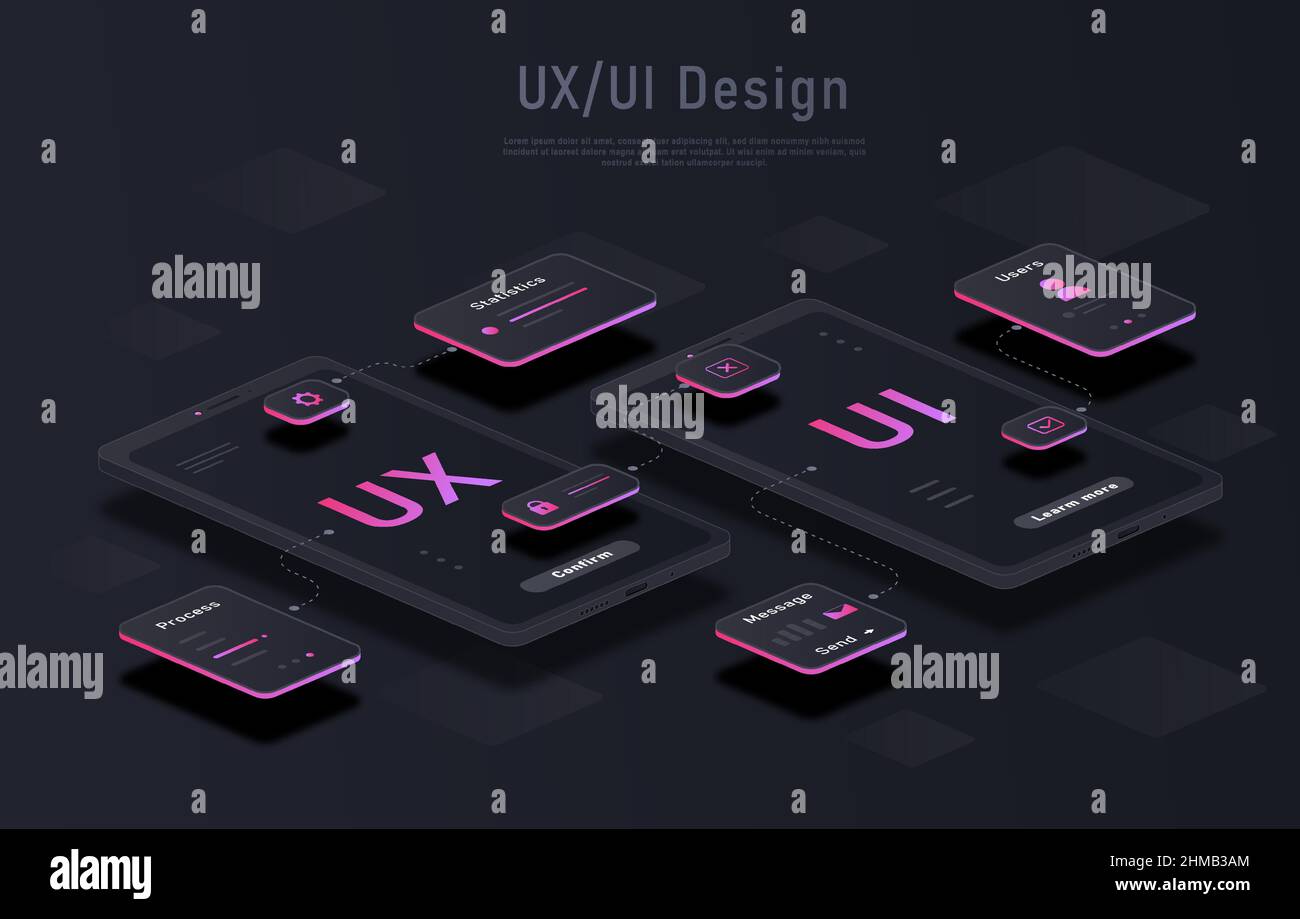 Toolkit Ui Ux Scene Creator Concept Stock Vector Image And Art Alamy