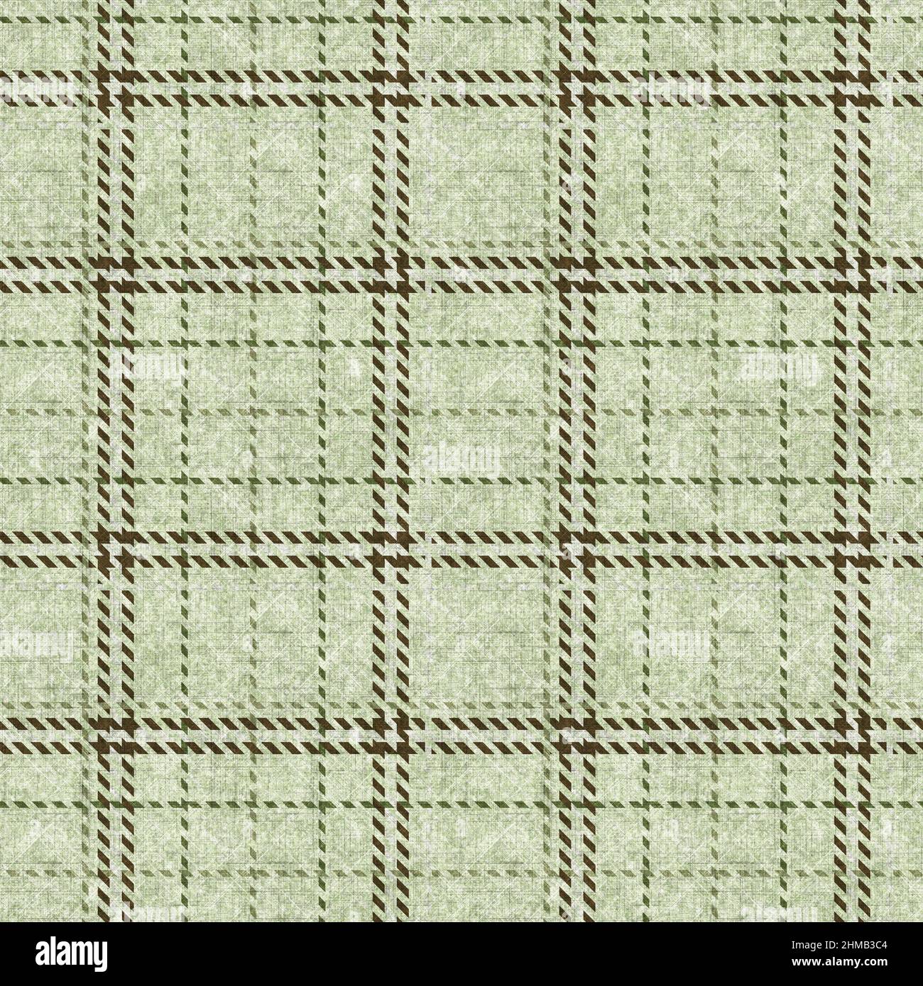 Muted green winter woven plaid texture. Seamless woolen scottish style ...