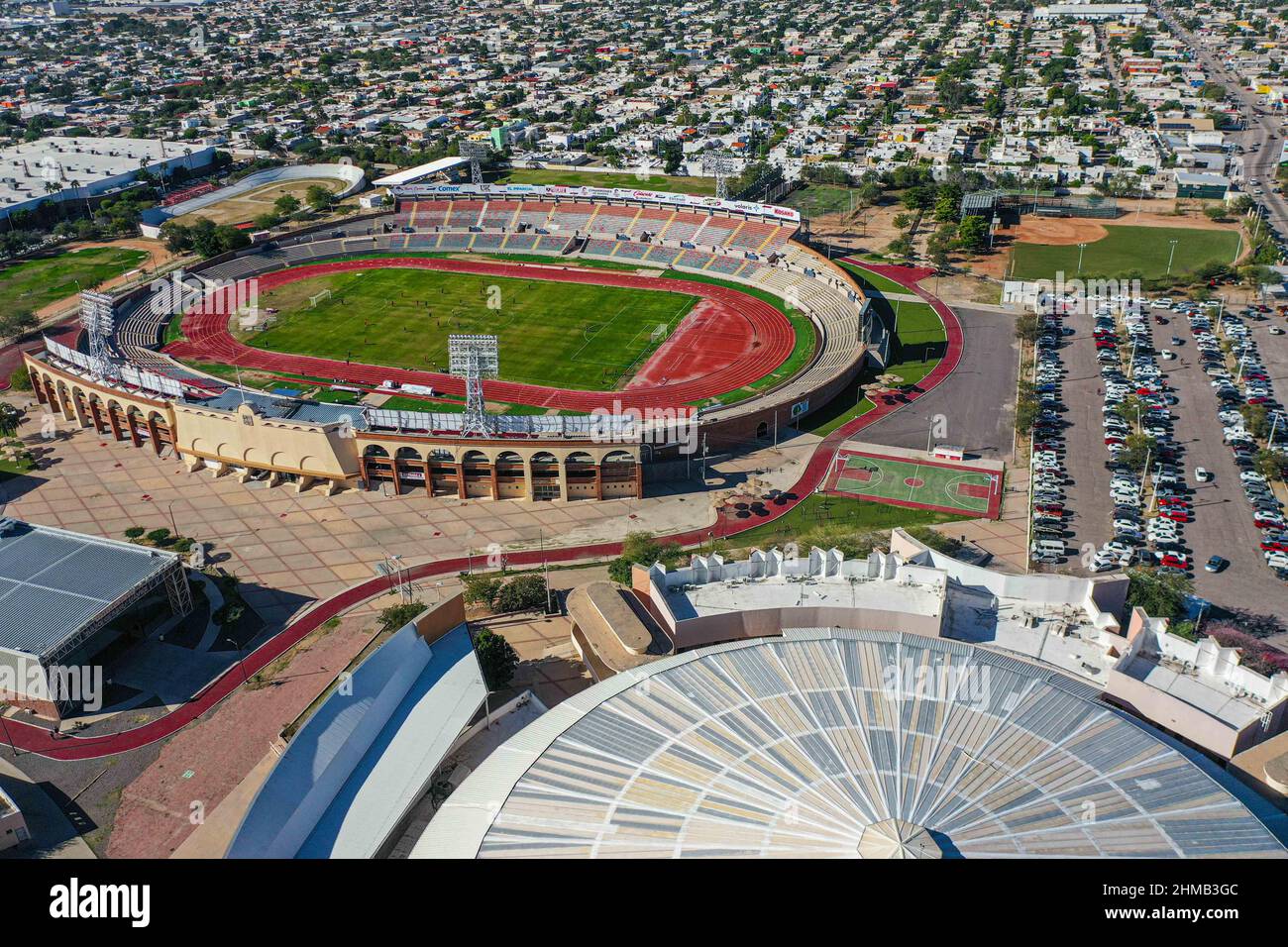 Vista aeera de Centro de Usos Multiples CUM, Villa deportiva en ...
