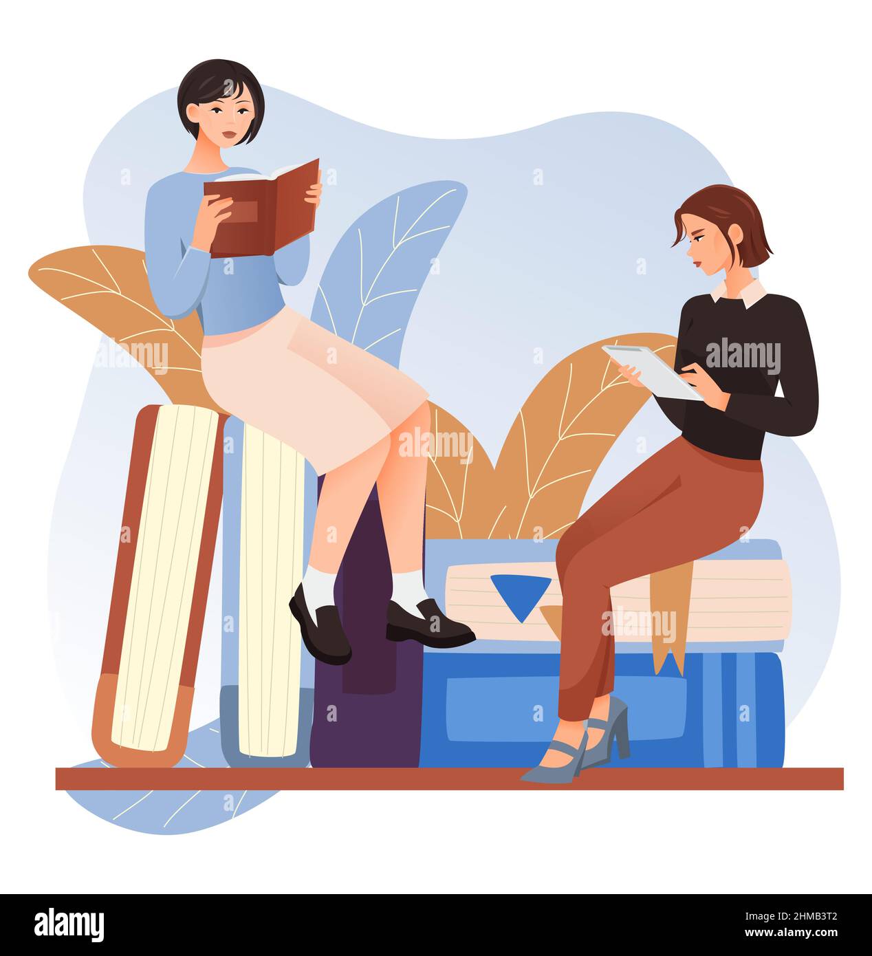 Literary fans abstract concept Stock Vector Image & Art - Alamy