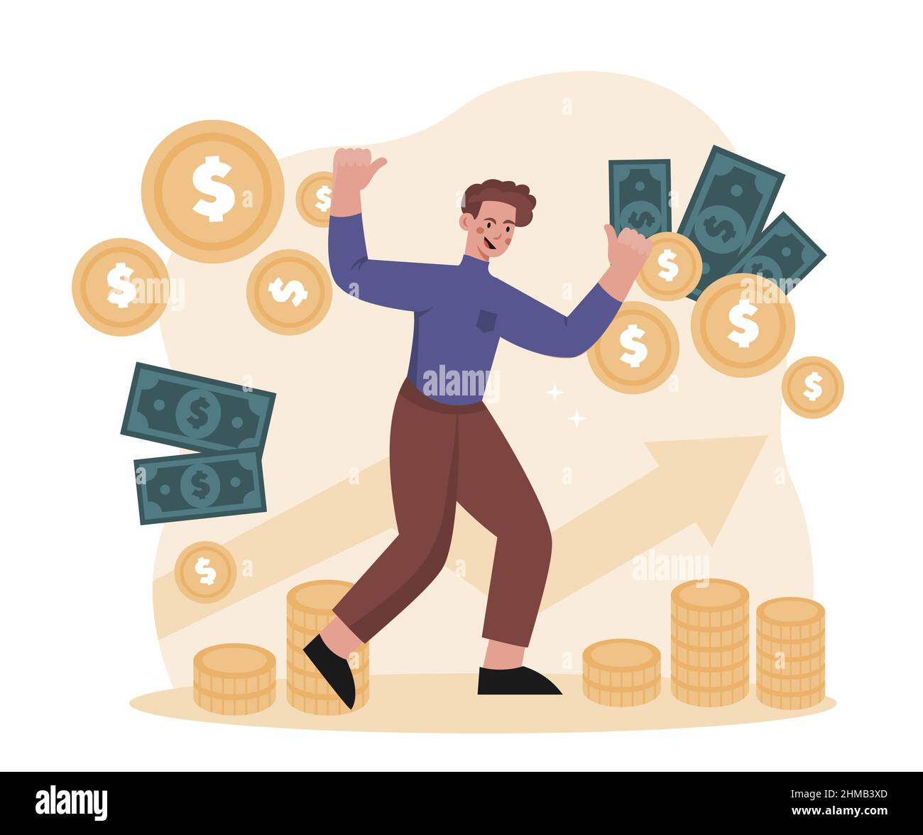 Money profit increase abstract concept Stock Vector Image & Art - Alamy