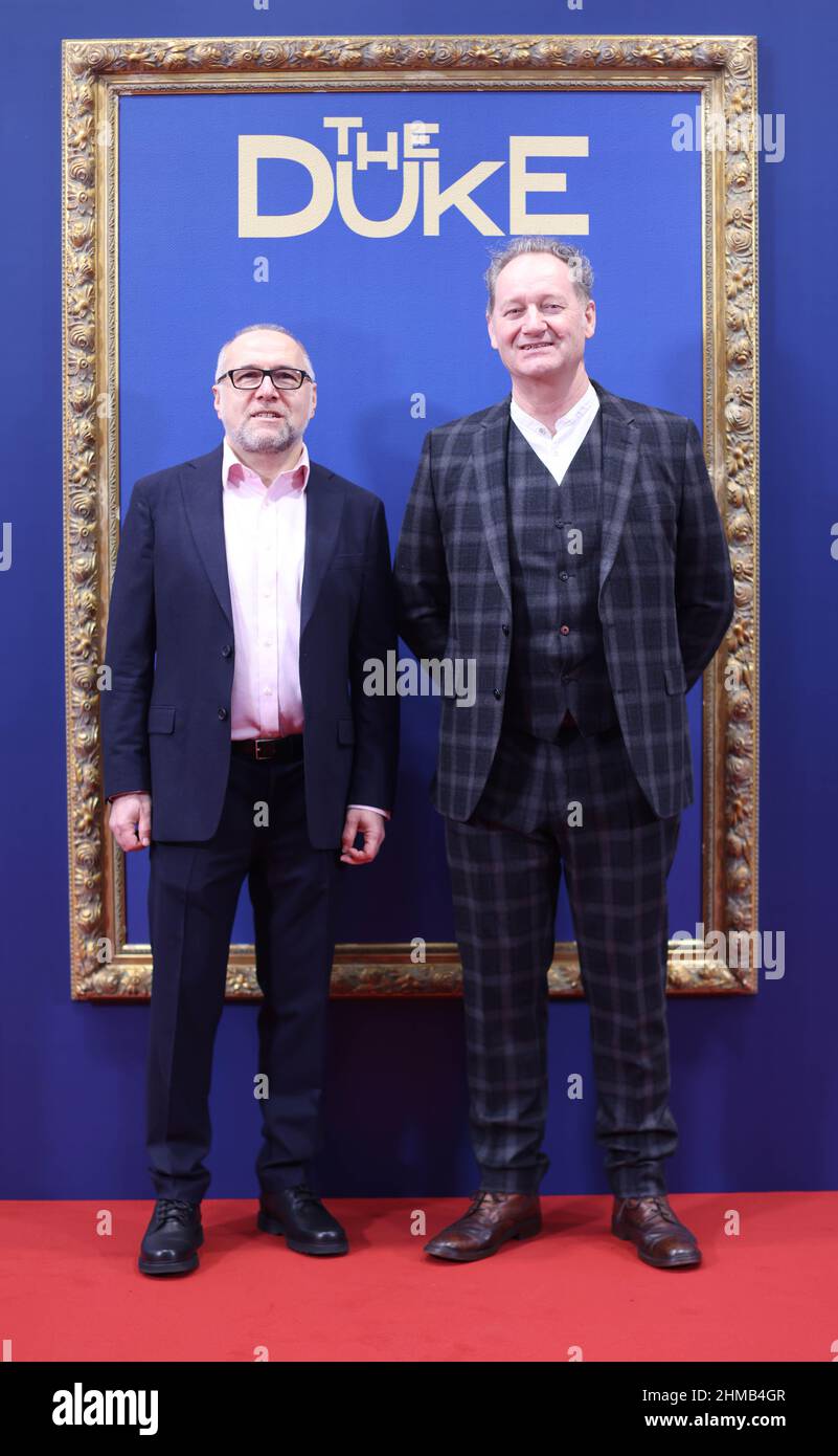 Writers Clive Coleman and Richard Bean arrive for the UK premiere of ...