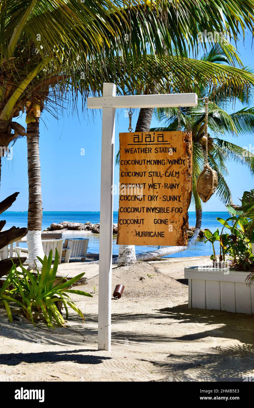 Humorous Sign Weather Station High Resolution Stock Photography and ...