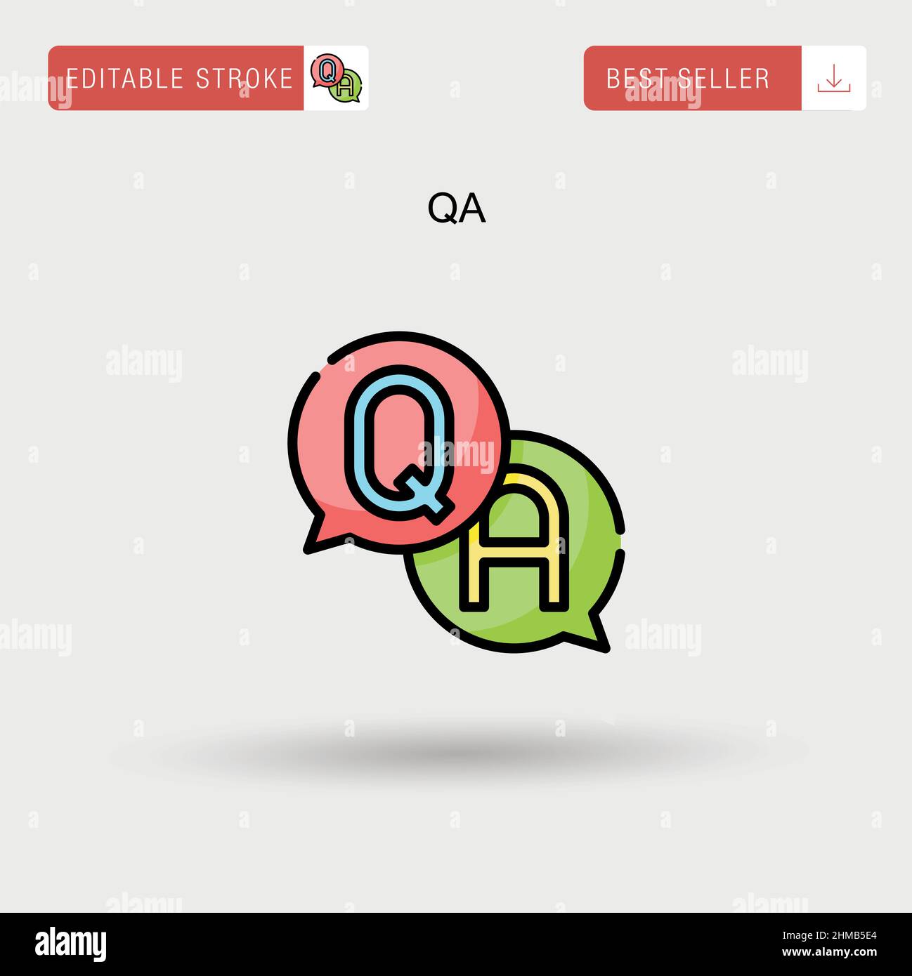 Vector illustration quality test icon hi-res stock photography and ...