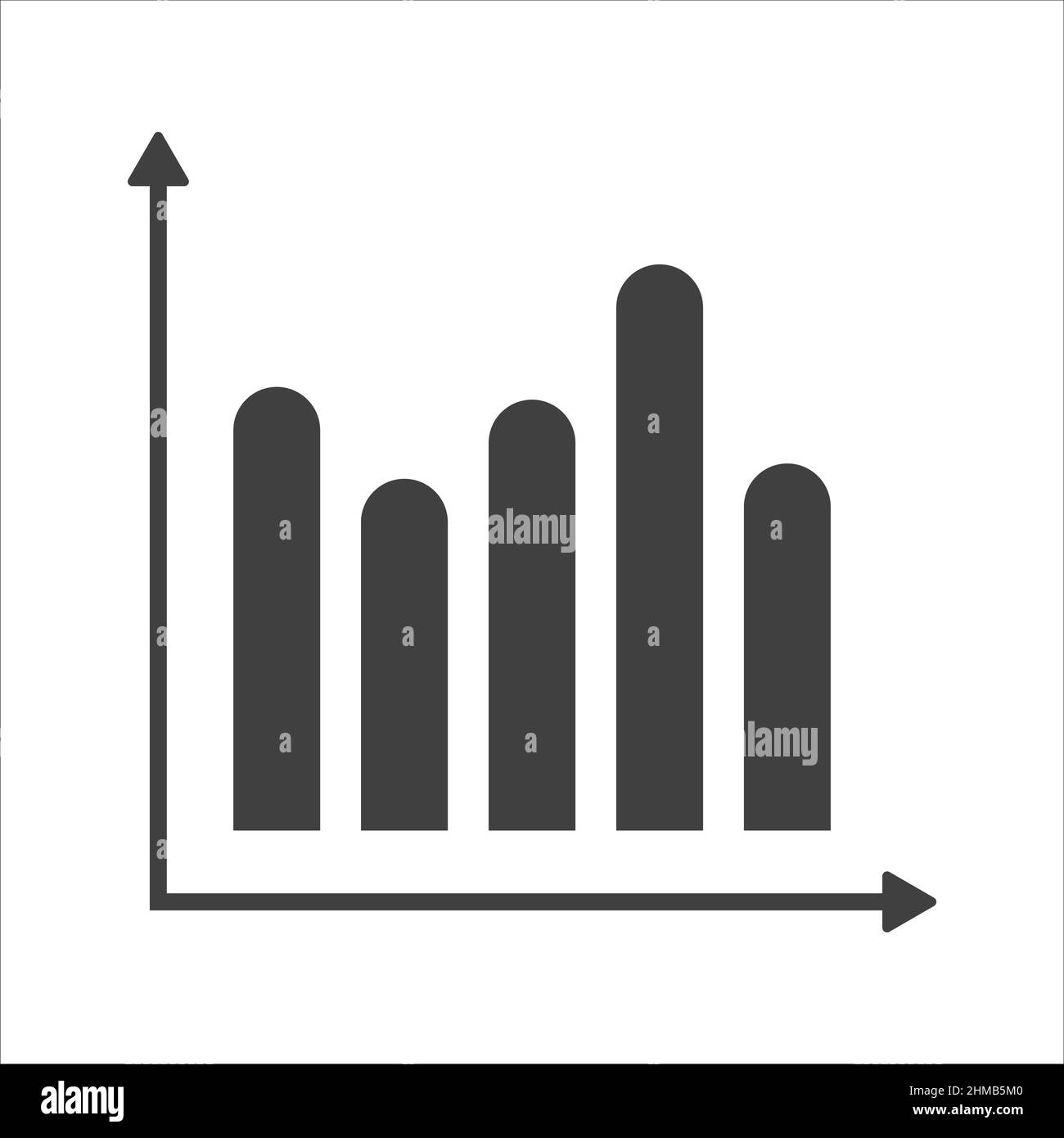 analytics icon on white background. statistics icon. Vector Stock ...