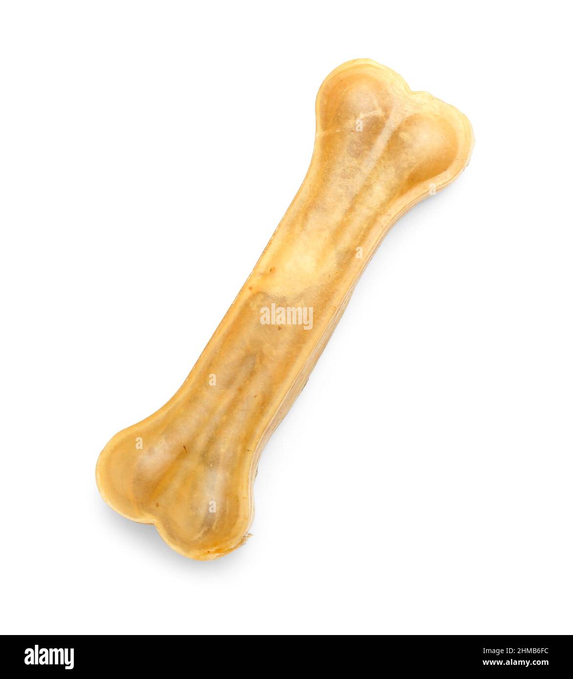 Chew bone for dog isolated on white background Stock Photo - Alamy