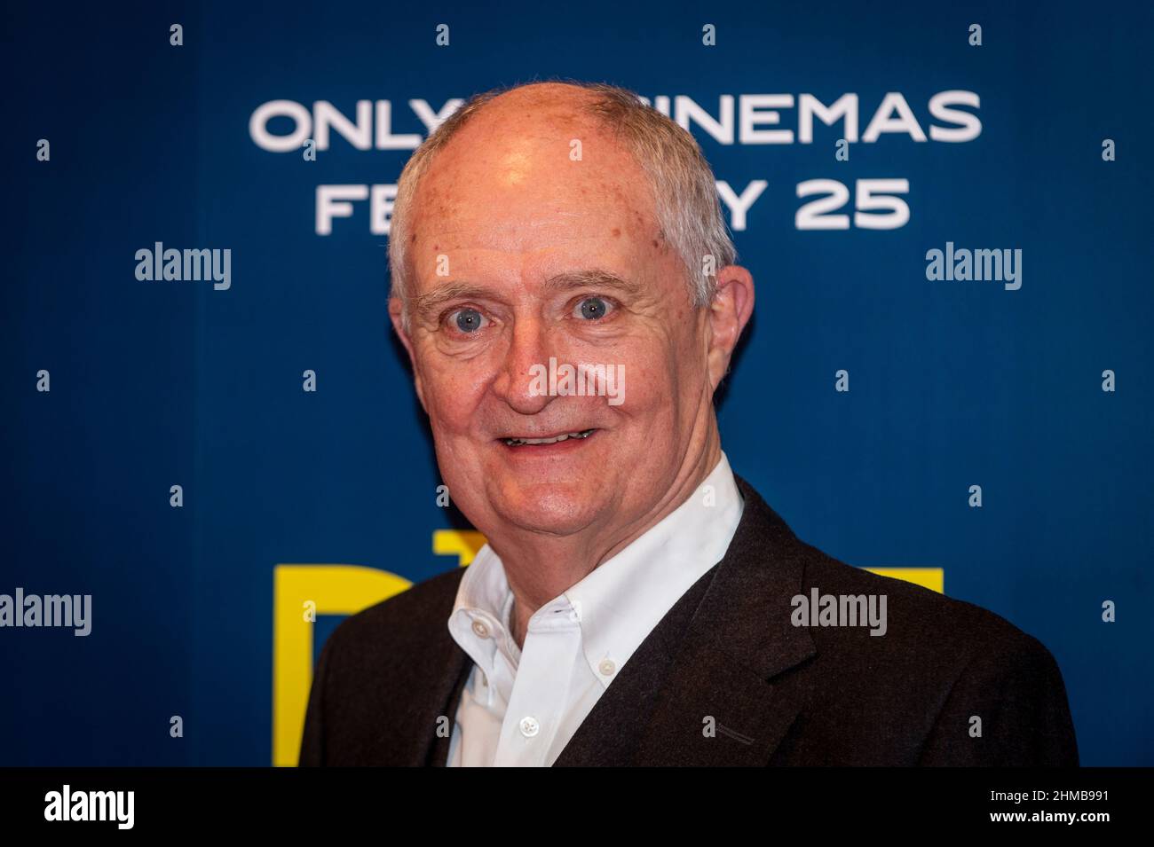 London, UK. 8 February 2022. Jim Broadbent (as Kempton Bunton) at the ...